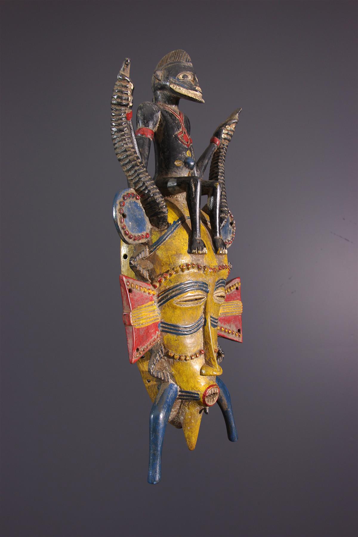 Masque Senoufo (12987) - Masque africain Senoufo - Art africain