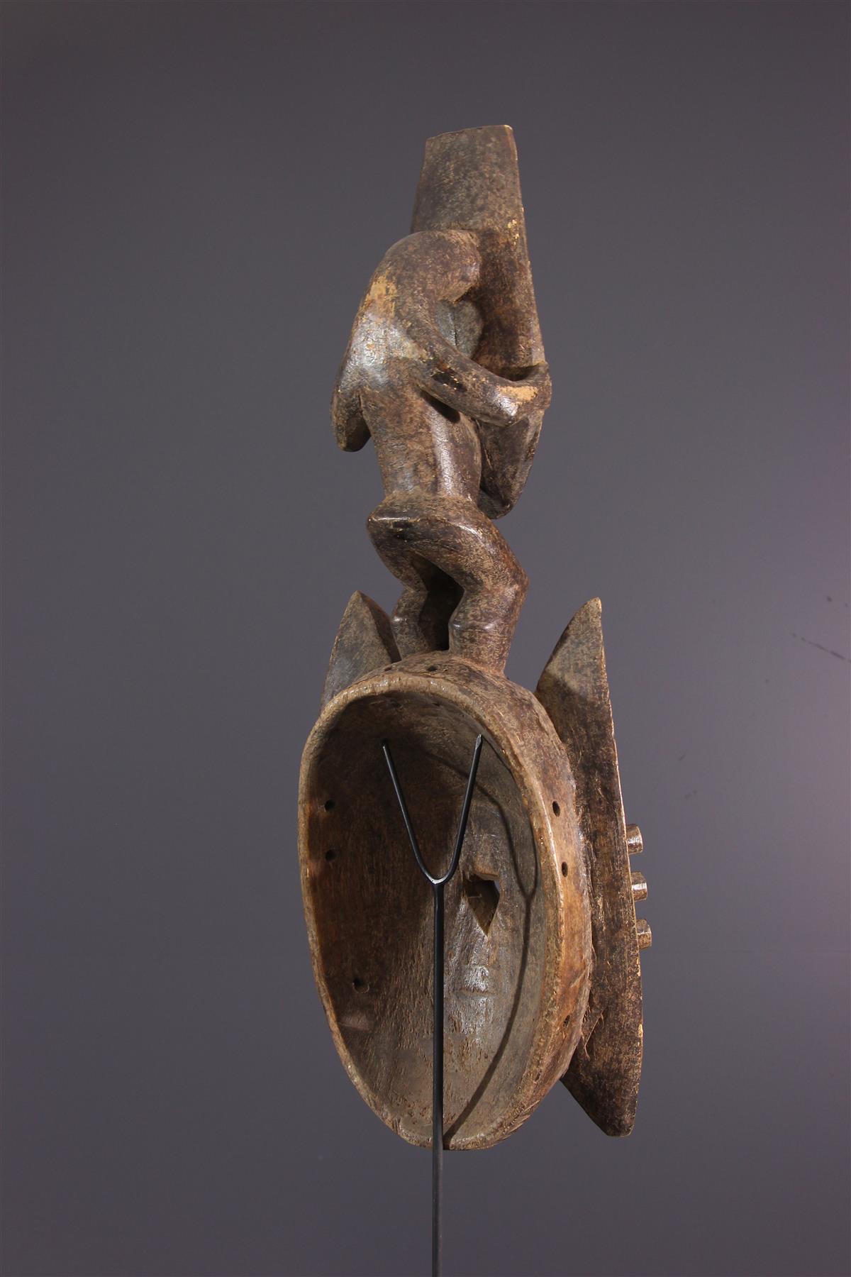 Masque Grebo / Krou (13070) - Masque africain Grebo - Art africain