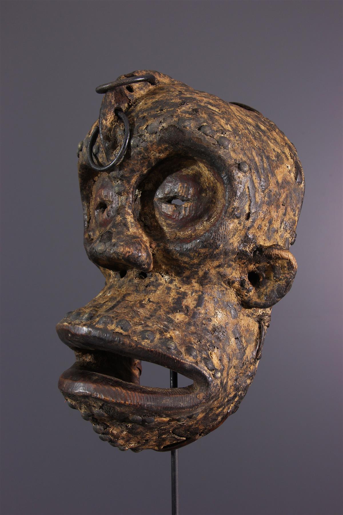 Masque Boulou (13136) - Masque africain Boulou - Art africain