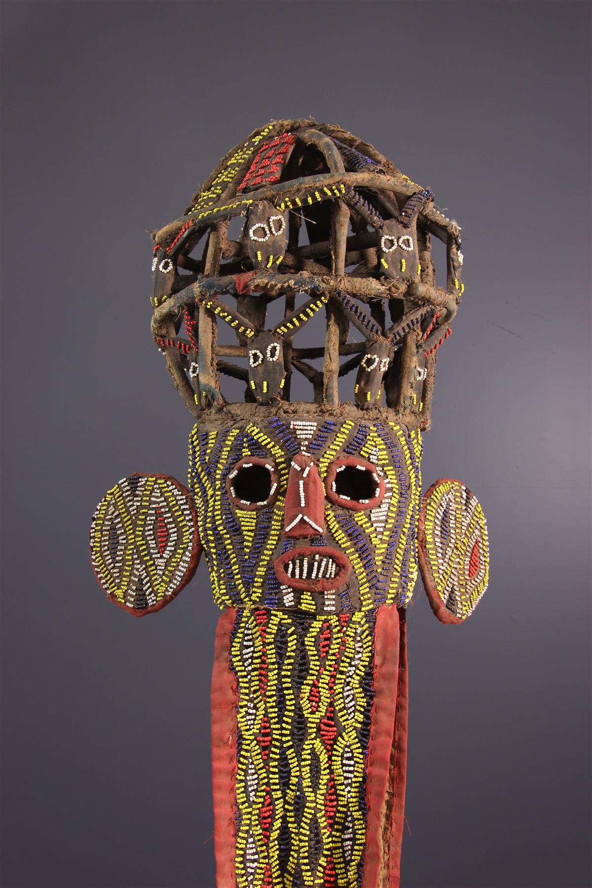 Masque Bamileke (13288) - Masque africain Bamileke - Art africain