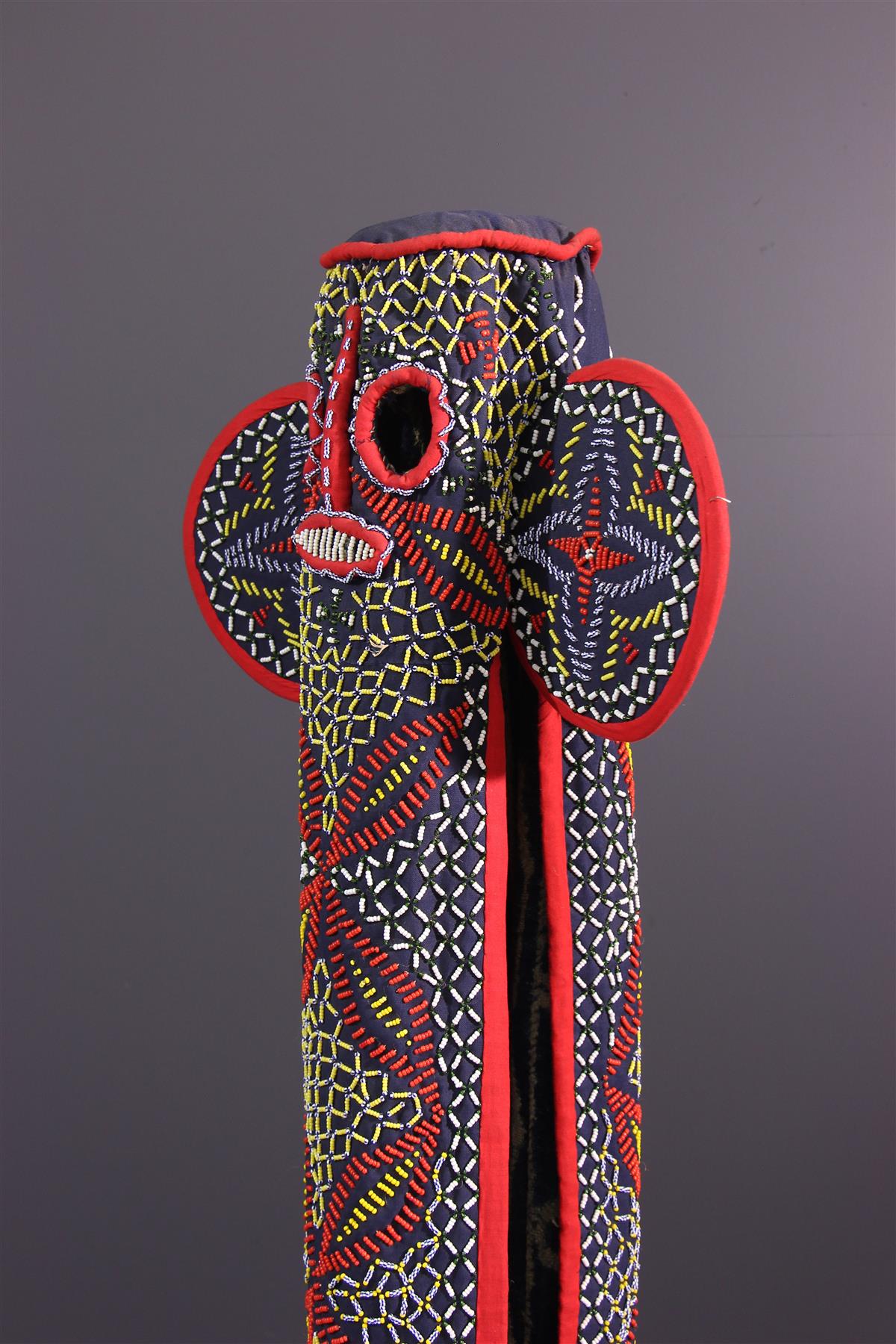 Masque éléphant Bamileke (13340) - Masque africain Bamileke - Art africain
