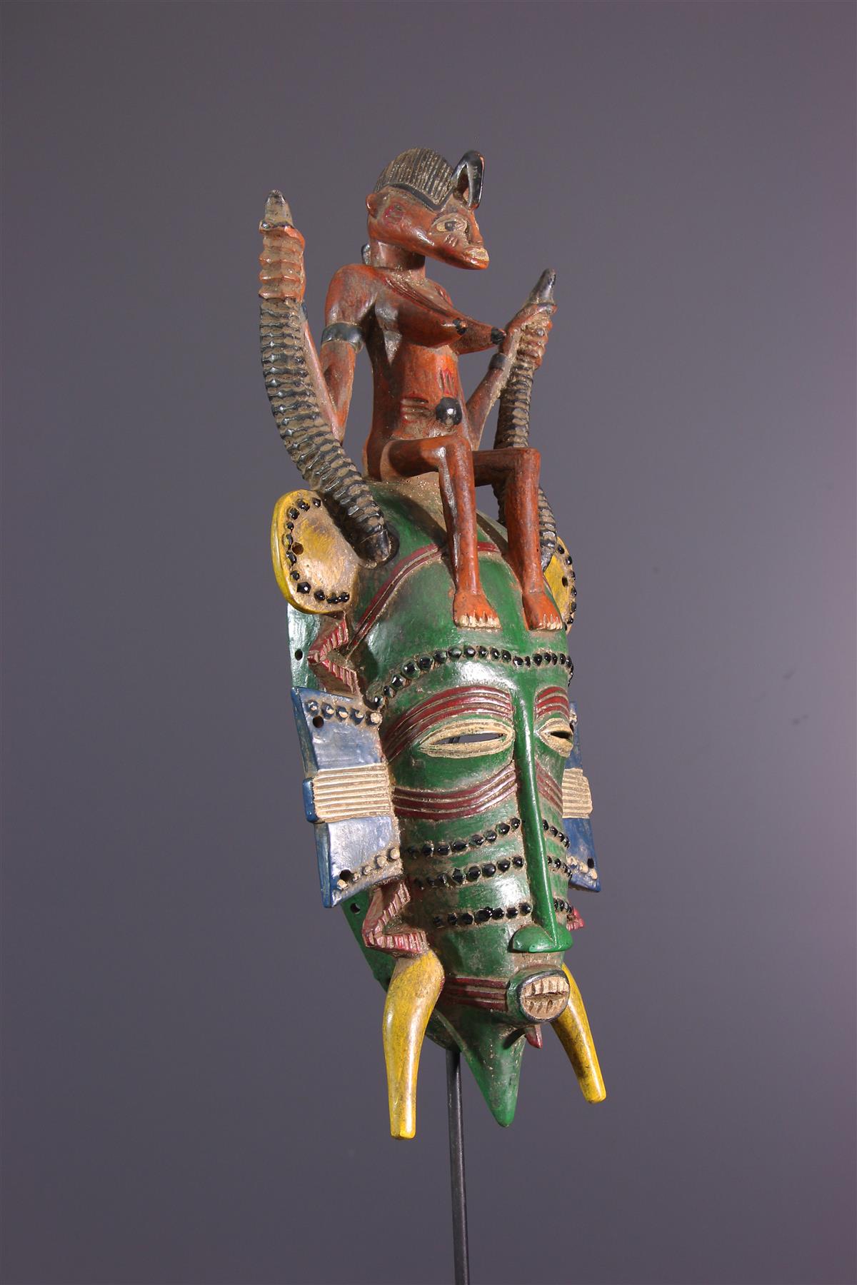 Masque Senoufo (13411) - Masque africain Senoufo - Art africain