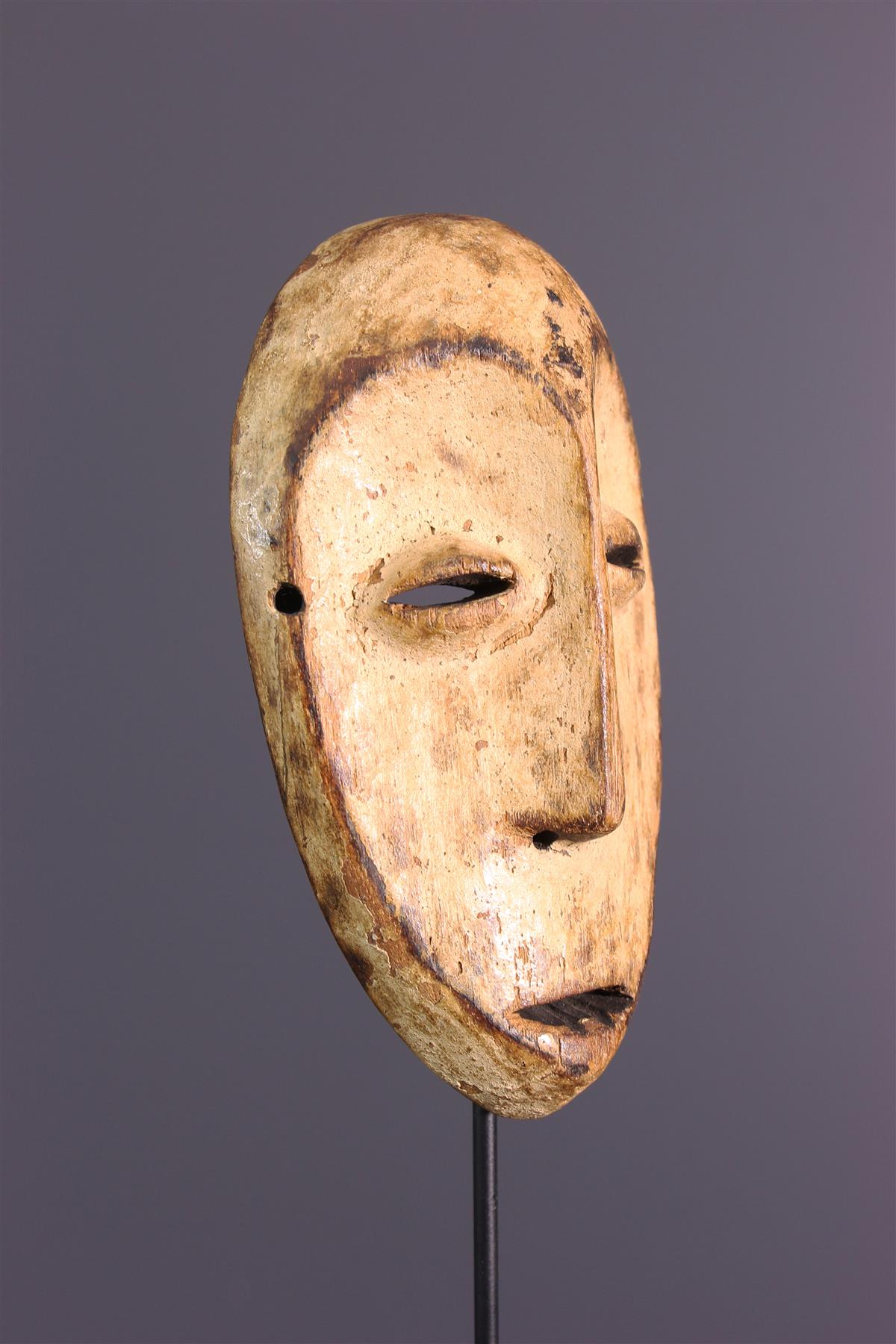 Masquette Lega (13557) - Masque africain Lega - Art africain