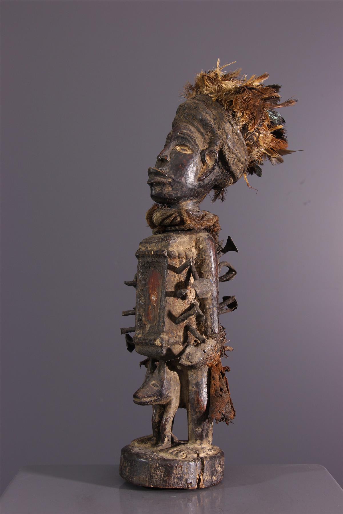 Statue Kongo (13631) - Statues africaines Kongo - Art africain