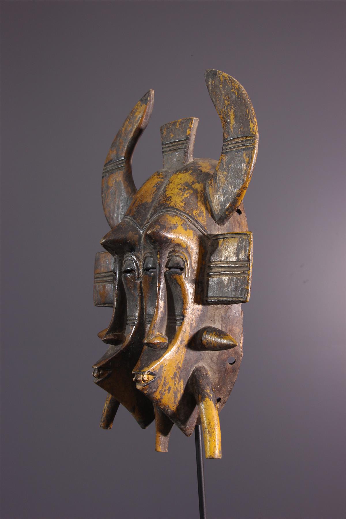 Masque Senoufo (13695) - Masque africain Senoufo - Art africain