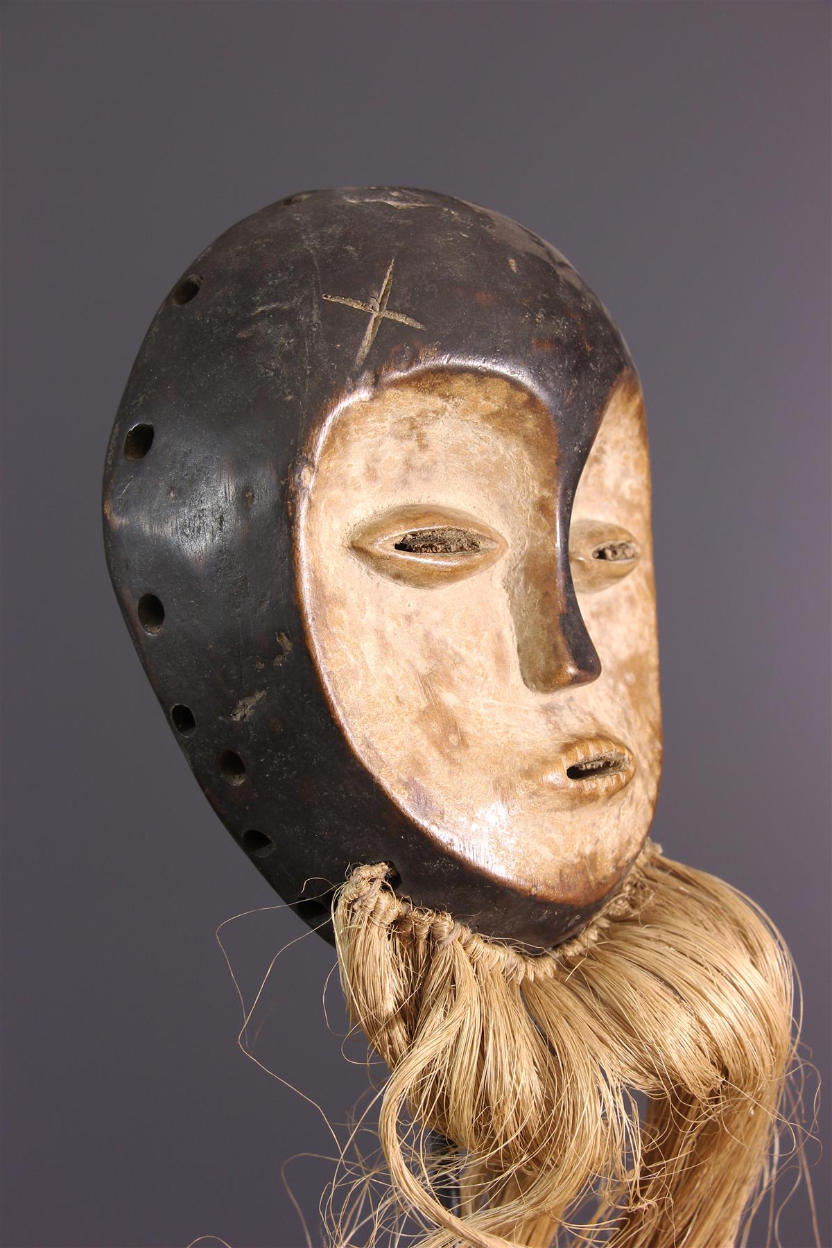 Masque Lega (13943) - Masque africain Lega - Art africain RDC