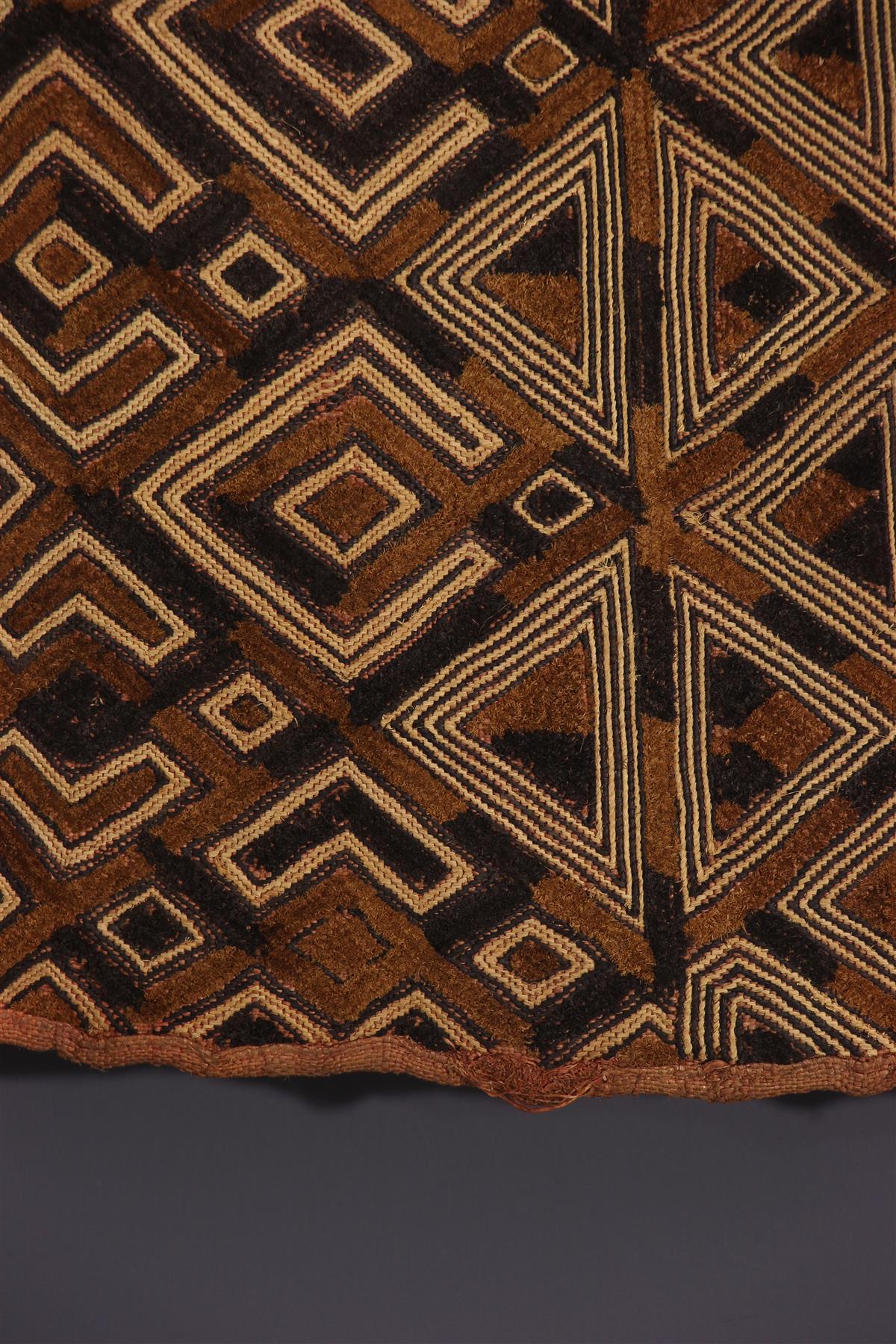 Textile Kuba (14199) - Les textiles, velours Kuba, Ncak nsueha Bushoong