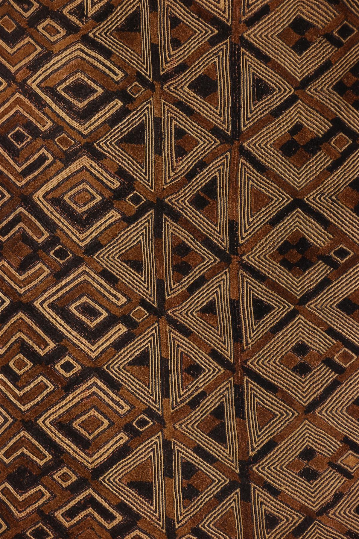 Textile Kuba (14199) - Les textiles, velours Kuba, Ncak nsueha Bushoong
