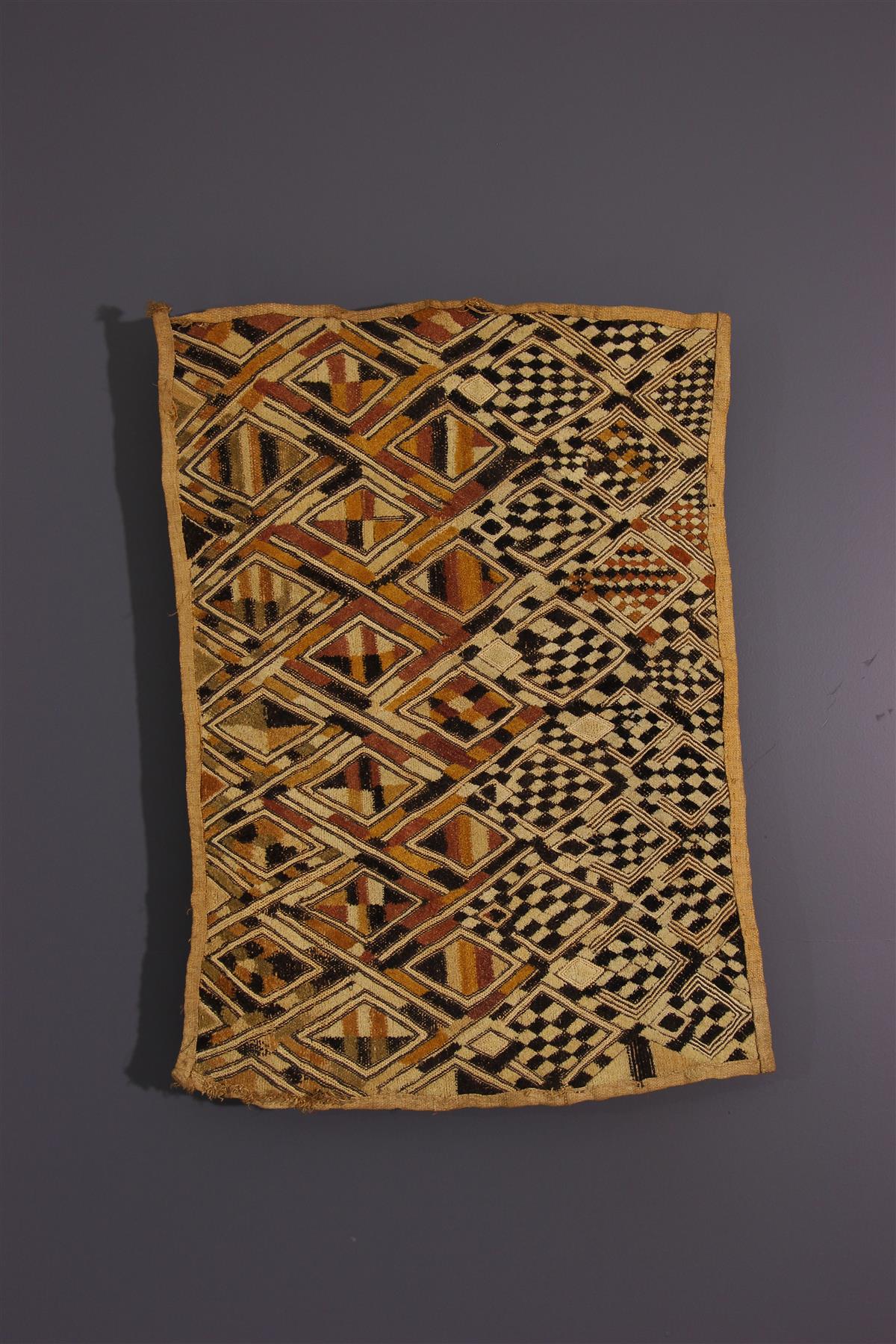 Textile Kuba (14217) - Les textiles, velours Kuba, Ncak nsueha Bushoong