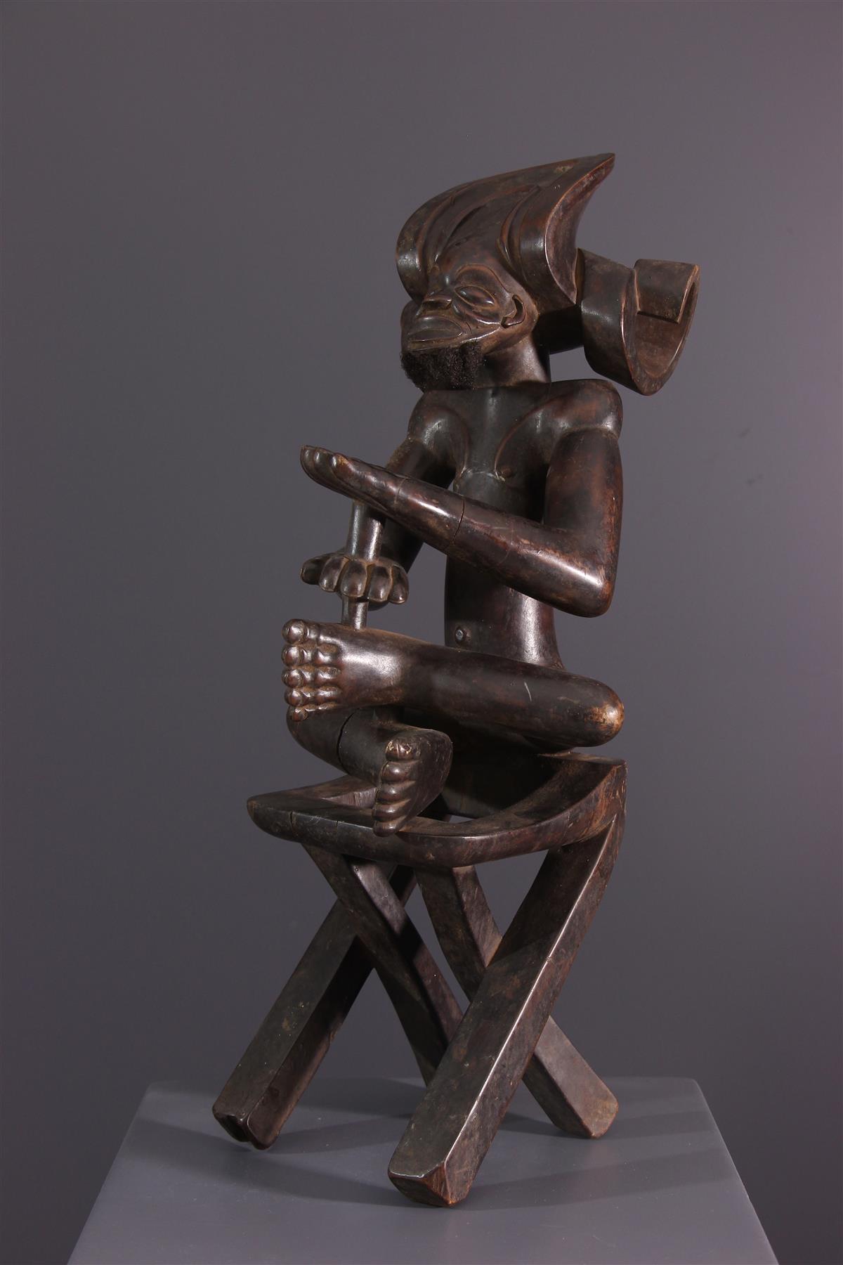 Statue Chokwe (14494) - Statues africaines Chokwe - Art africain