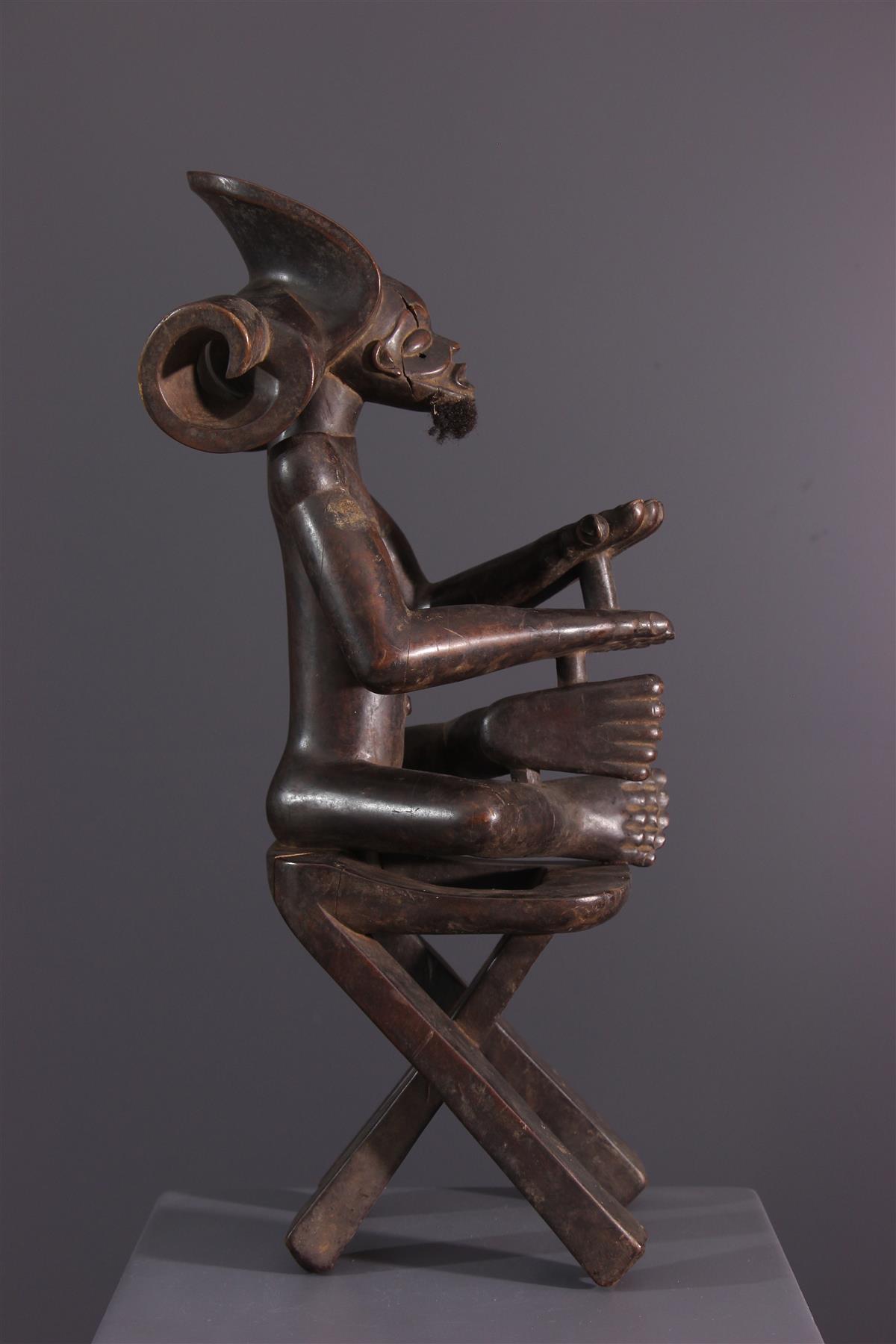 Statue Chokwe (14494) - Statues africaines Chokwe - Art africain