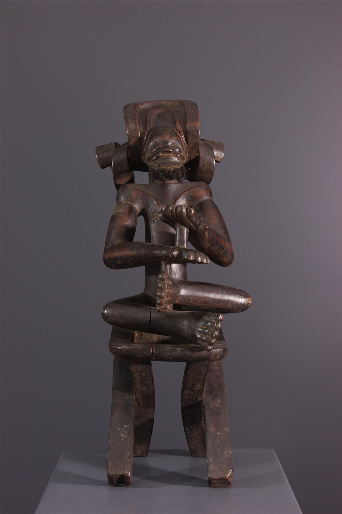 Statue Chokwe (14494) - Statues africaines Chokwe - Art africain