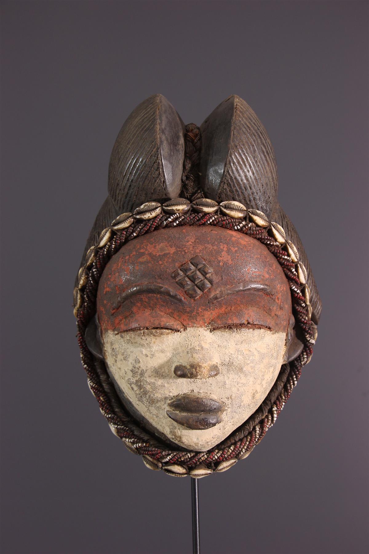 Masque Gabon (14533) - Masque africain Punu - Art africain gabon