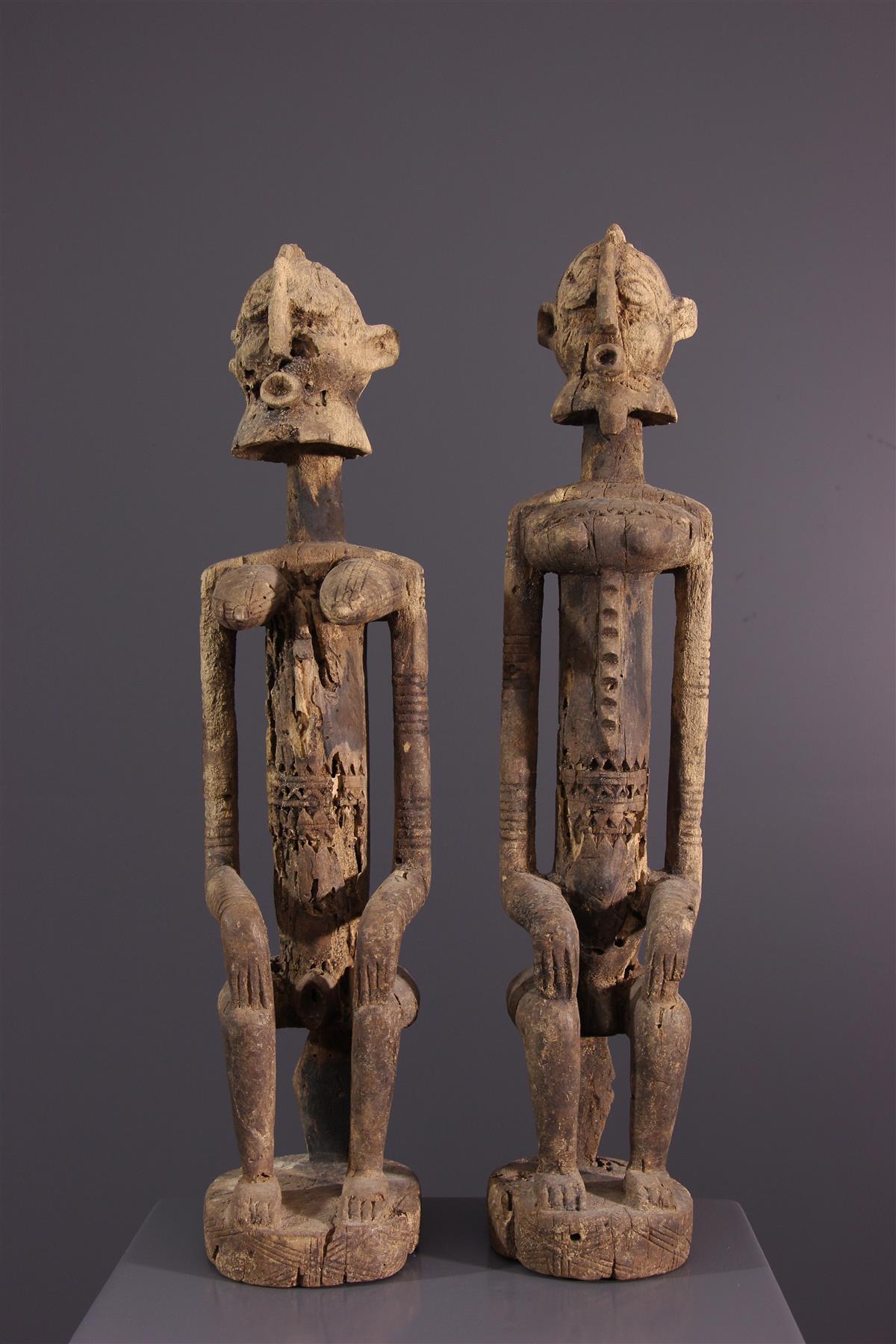 Statues Dogon (14619) - Statues africaines Dogon - Art africain