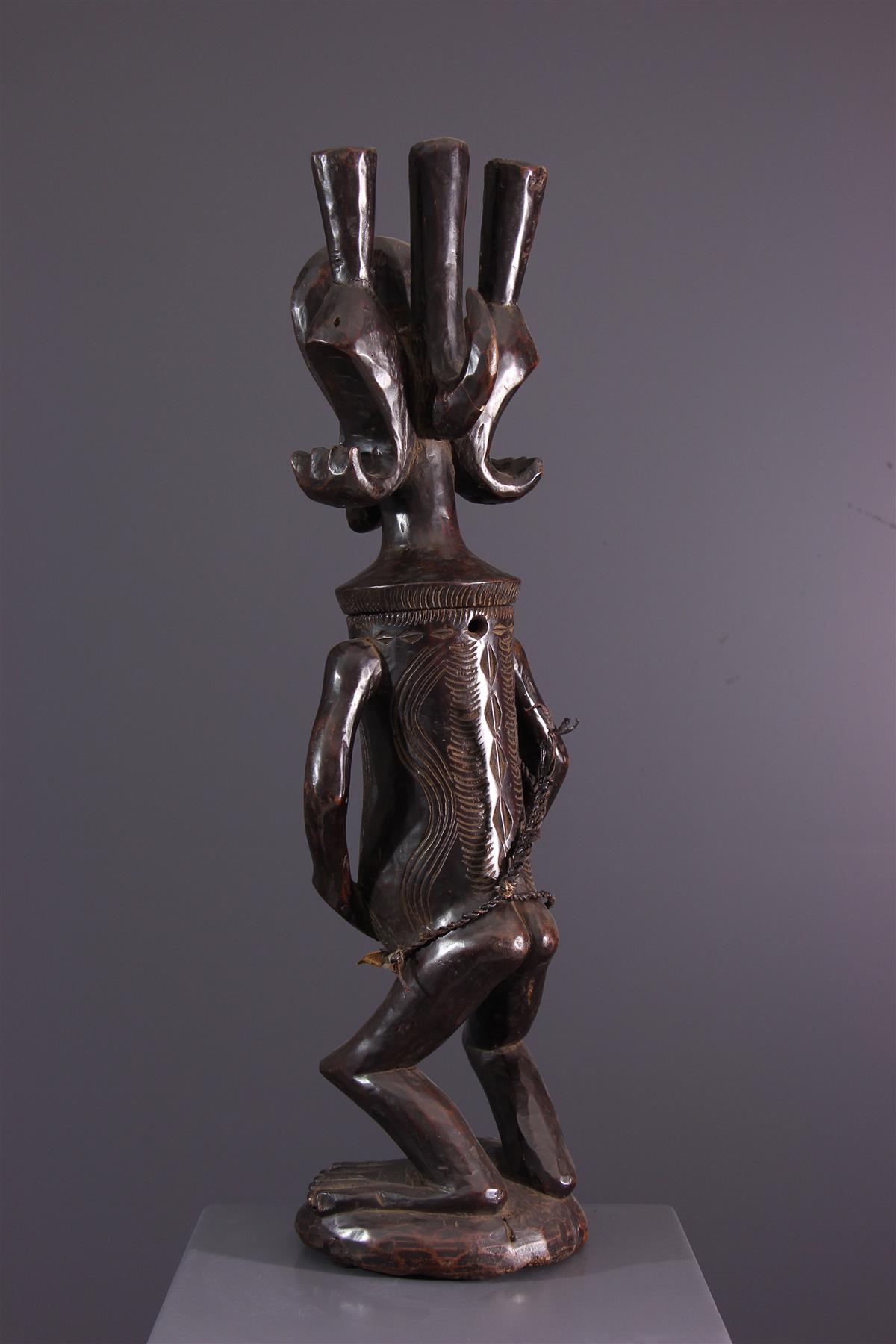 statue Chokwe (14620) - Statues africaines : fetiche tribal, maternité