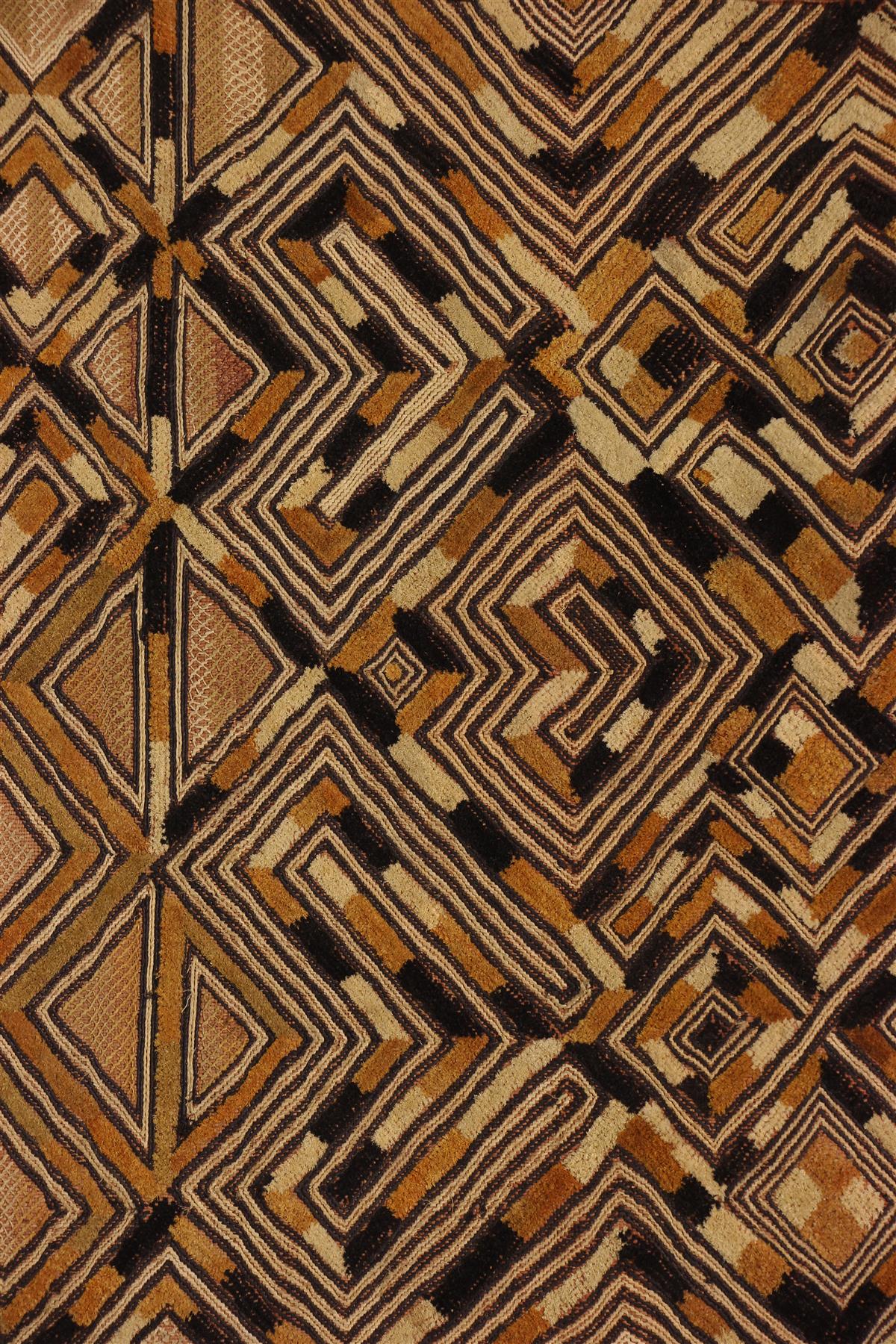 Textile Kuba (14731) - Les textiles, velours Kuba, Ncak nsueha Bushoong