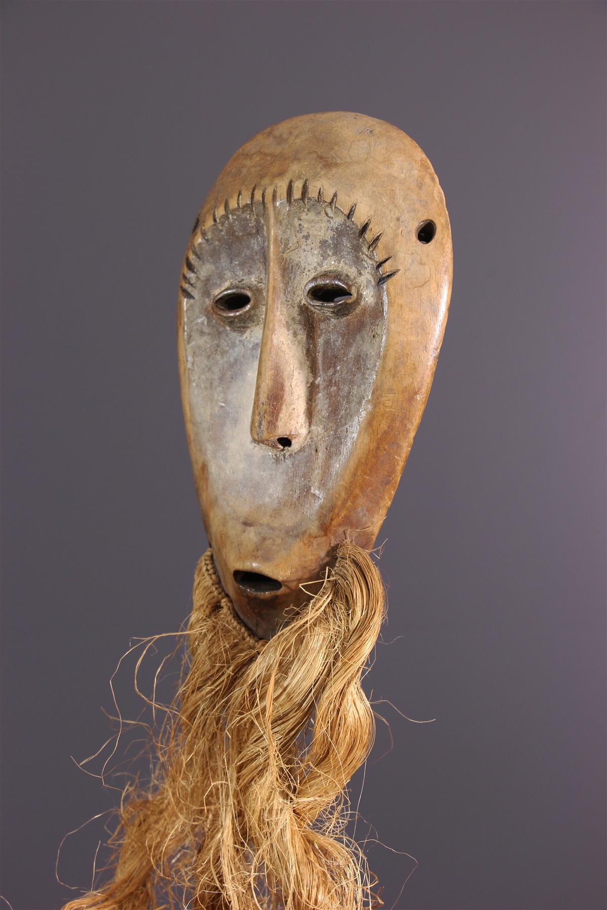 Masque Lega (14922) - Masque africain Lega - Art africain rdc ex zaire