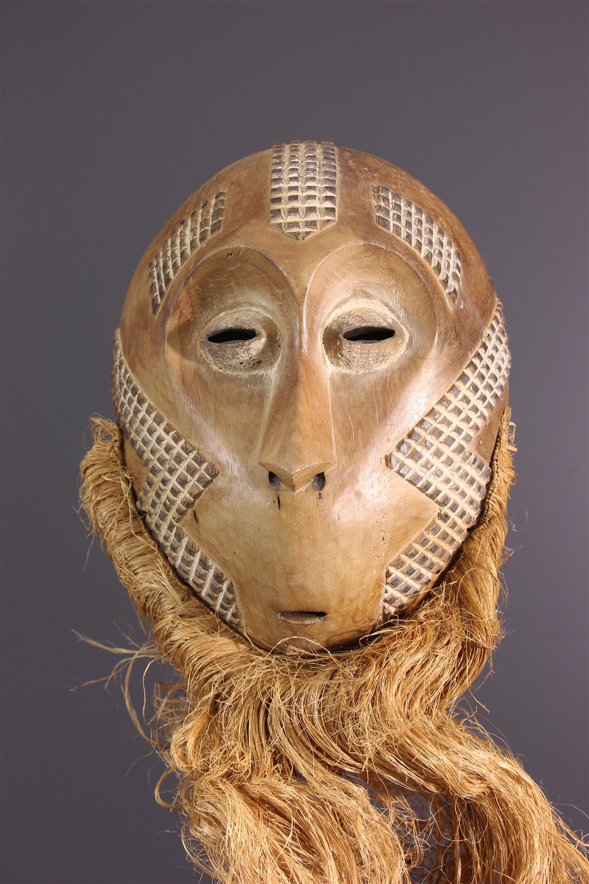 Masque Lega (14931) - Masque africain Lega - Art africain RDC