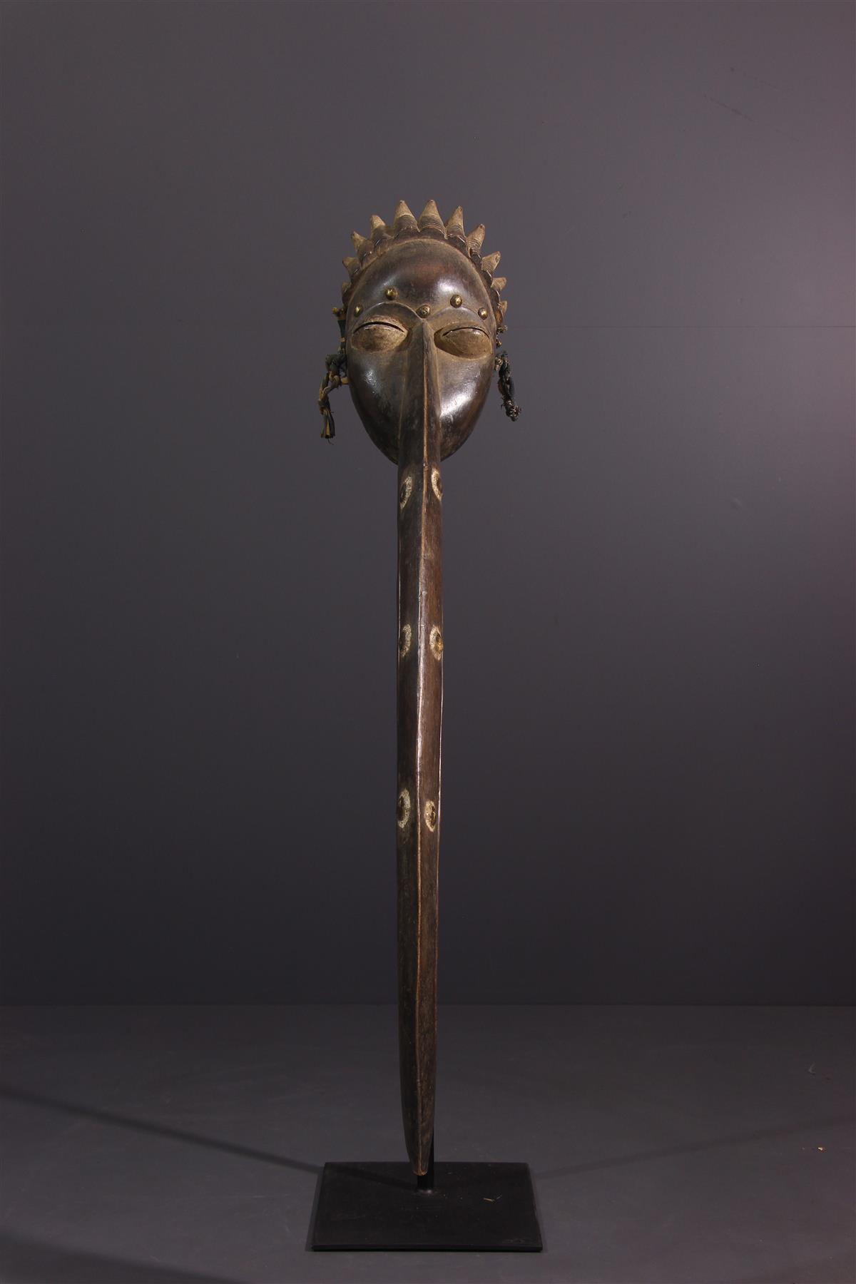 Masque Wobé (16456) - Masque africain We - Art africain côte d'ivoire