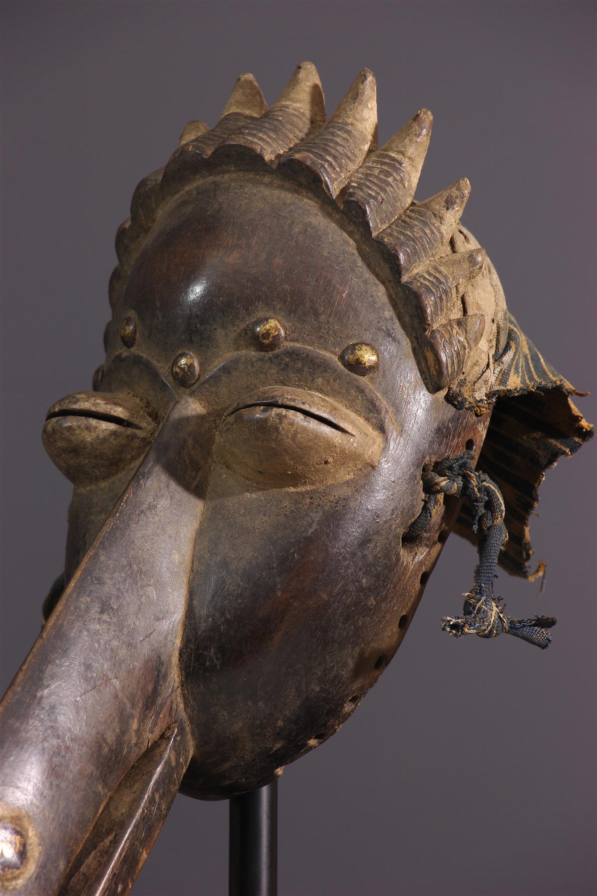 Masque Wobé (16456) - Masque africain We - Art africain côte d'ivoire