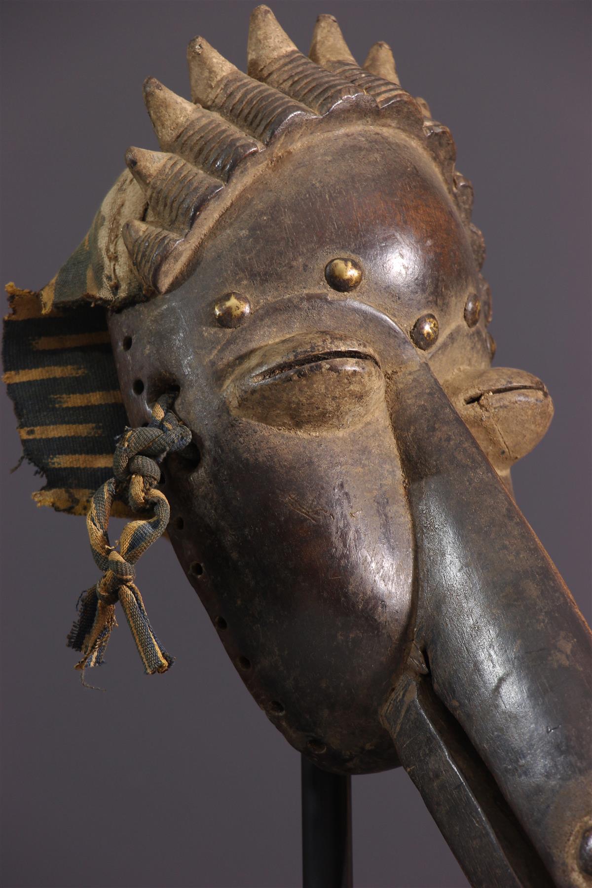Masque Wobé (16456) - Masque africain We - Art africain côte d'ivoire