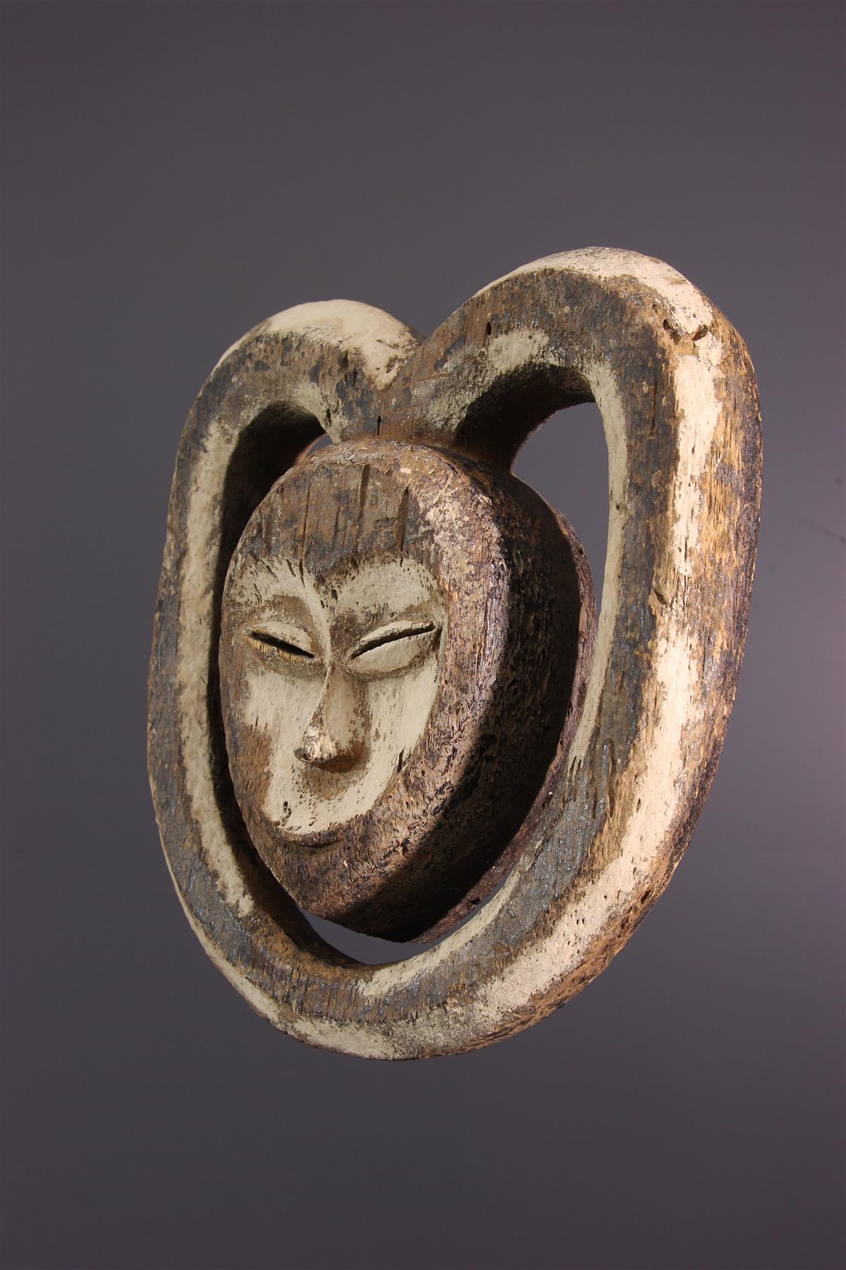 Masque Kwélé (16536) - Masque africain Kwele - Art africain