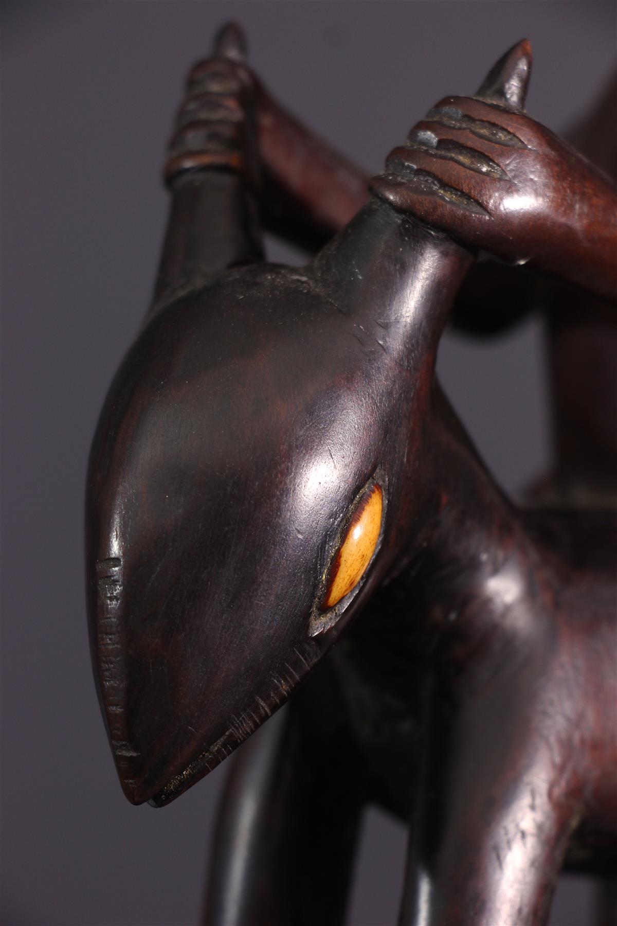 Cavalier Bembé (16890) - Cavalier bronze, cavalier bois, dogon, yoruba