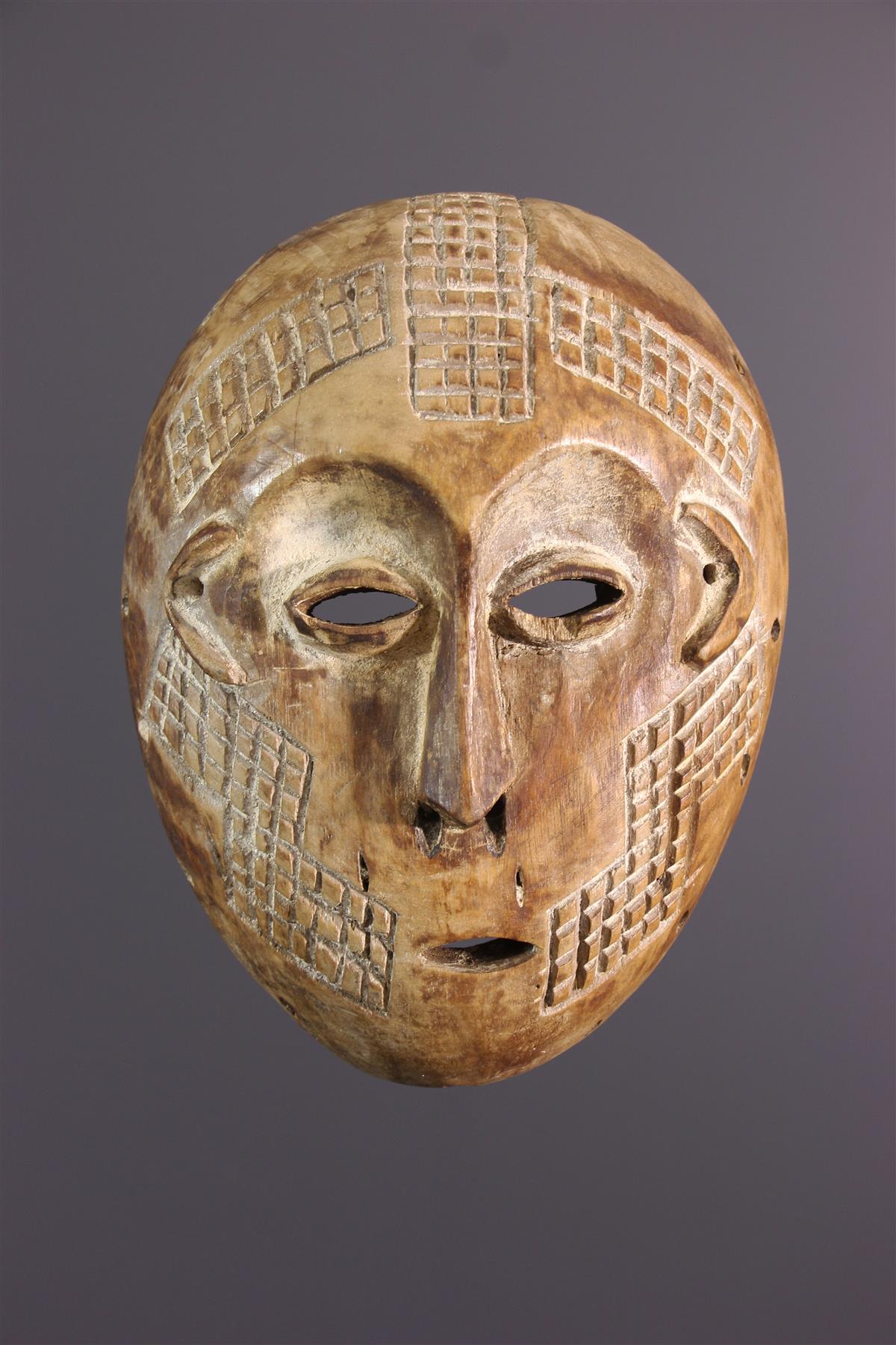 Masque Lega (17114) - Masque africain Lega - Art africain rdc ex zaire