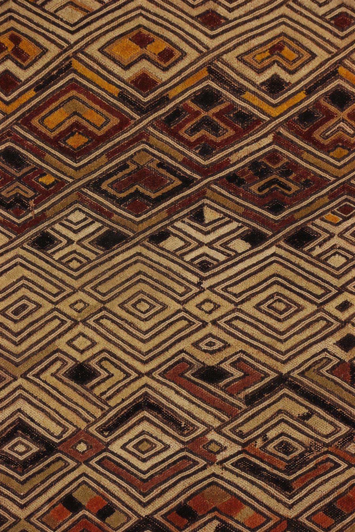 Textile Kuba (17361) - Les textiles, velours Kuba, Ncak nsueha Bushoong