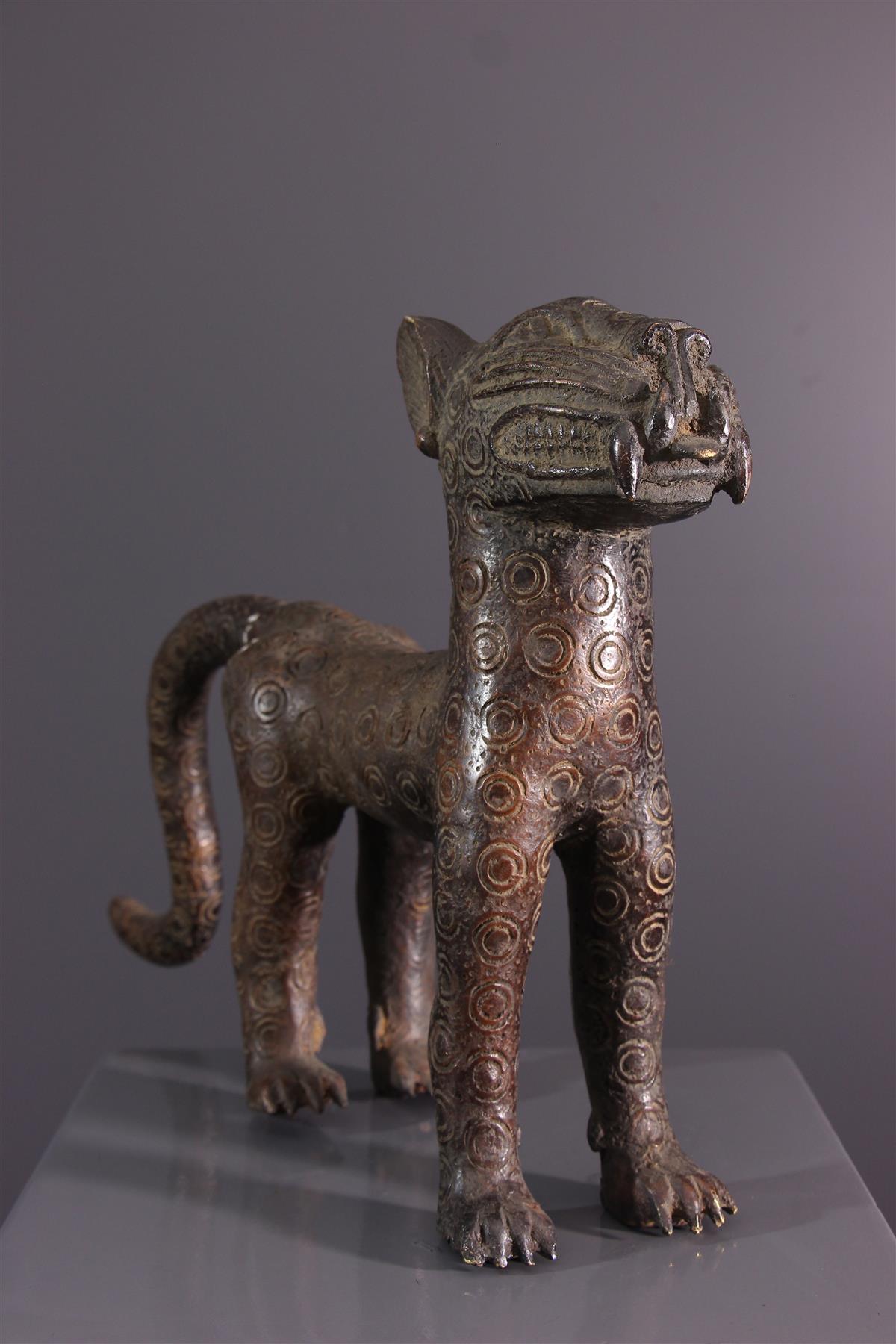 Léopard Bénin (17388) - Bronze africain Bénin - Art africain