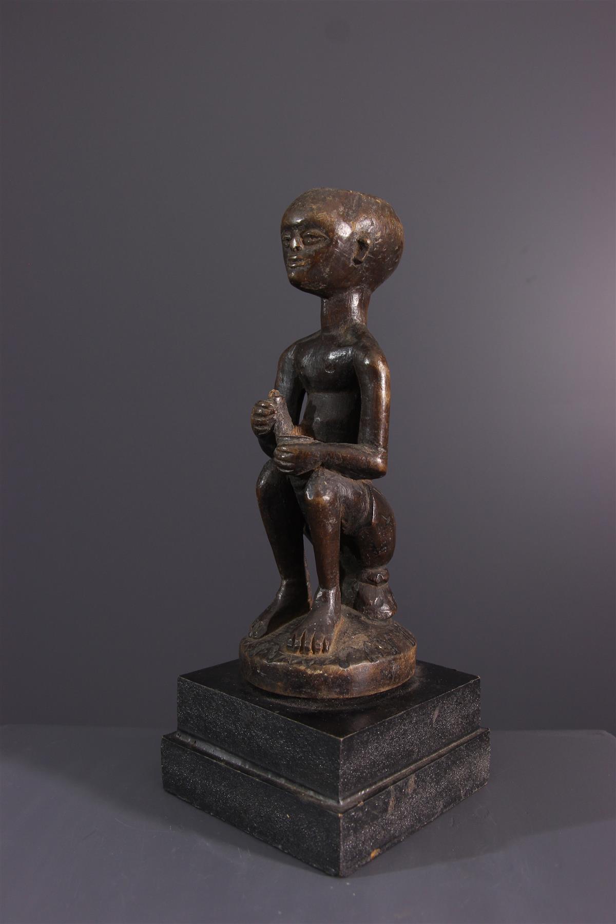 Statuette Chokwe (17851) - Statues africaines Chokwe - Art africain