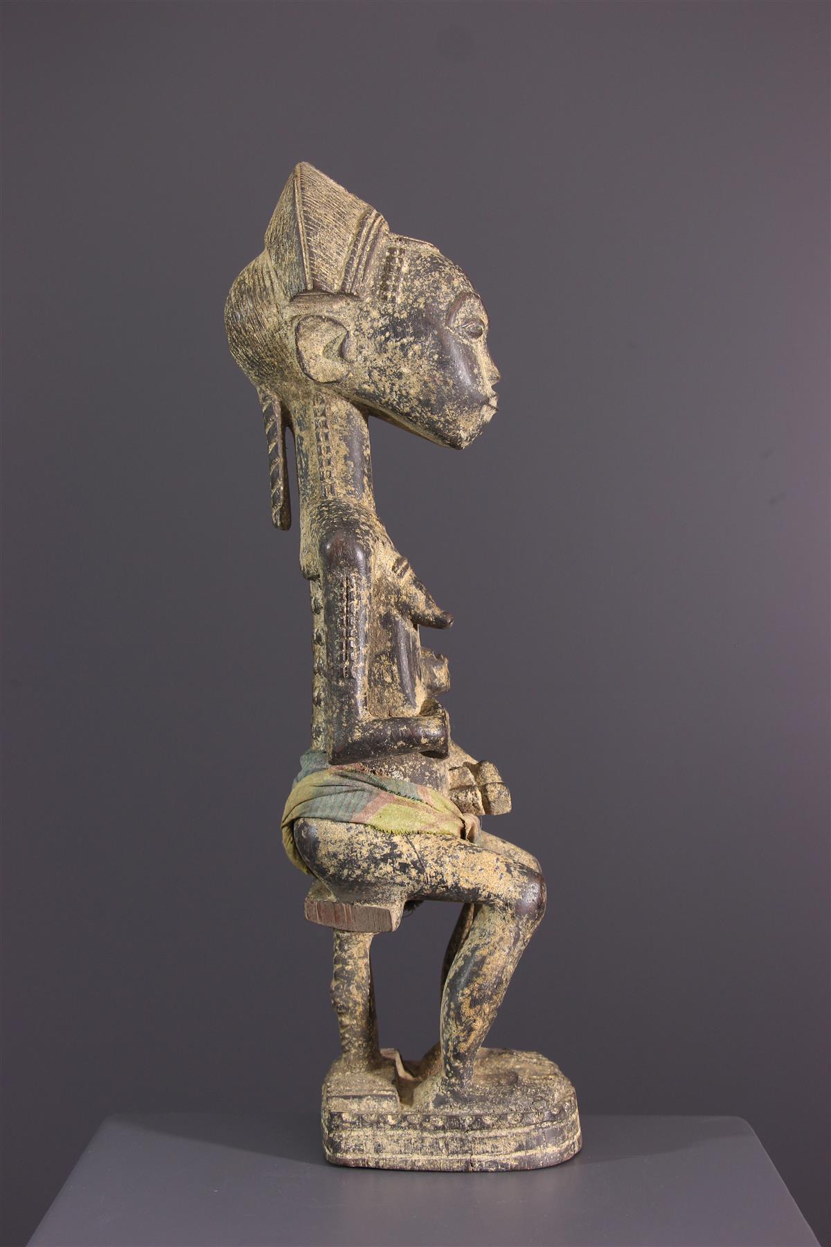 Statue Baoulé (18266) - Maternité, statues, bronze, bois Baoule
