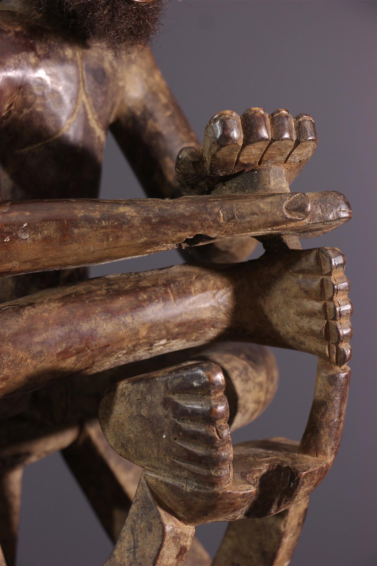 Statue Chokwe (19283) - Statues africaines Chokwe - Art africain