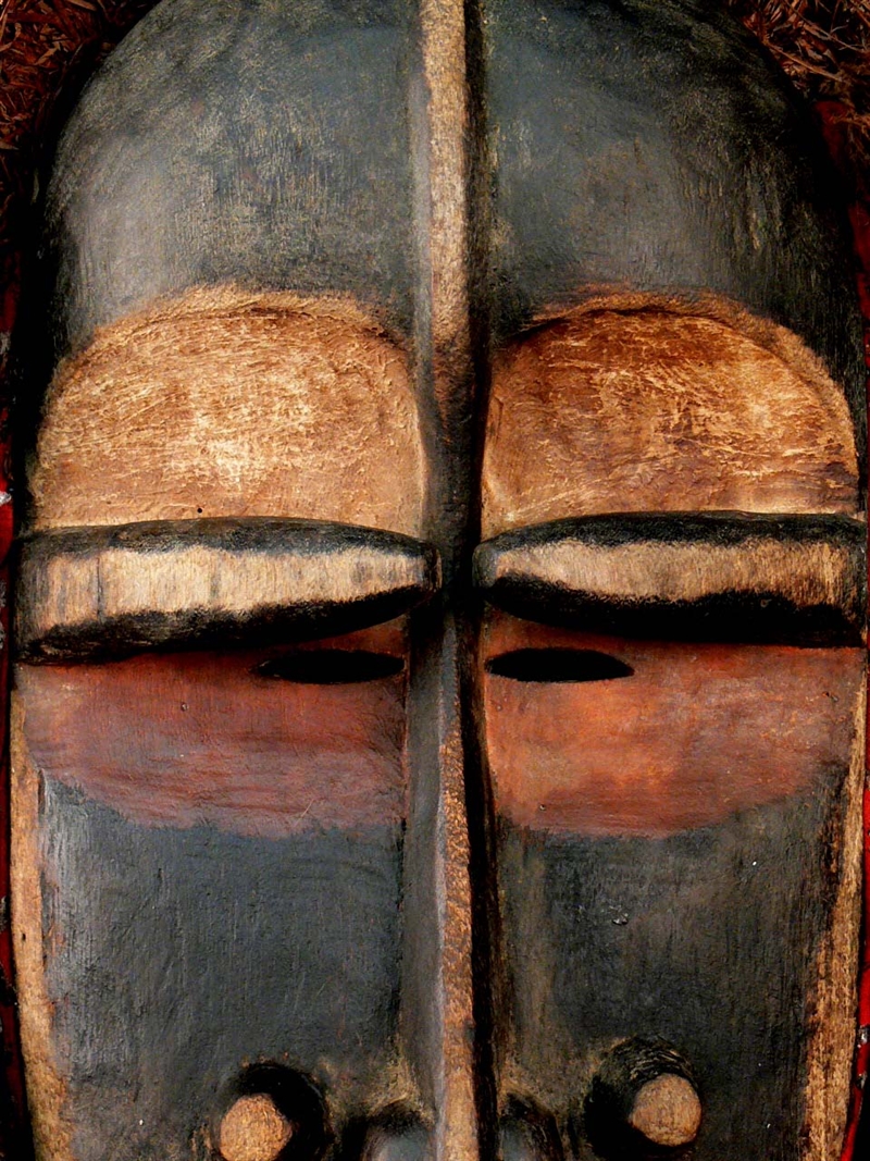 Guére-Wobé Mask (1952) - African mask, tribal art, primitive art