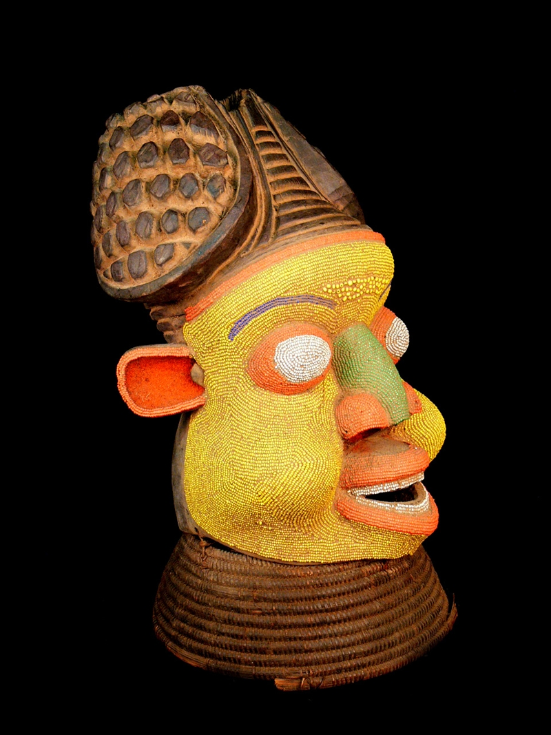 Bamun mask (1976) - African mask, tribal art, primitive art Bamun