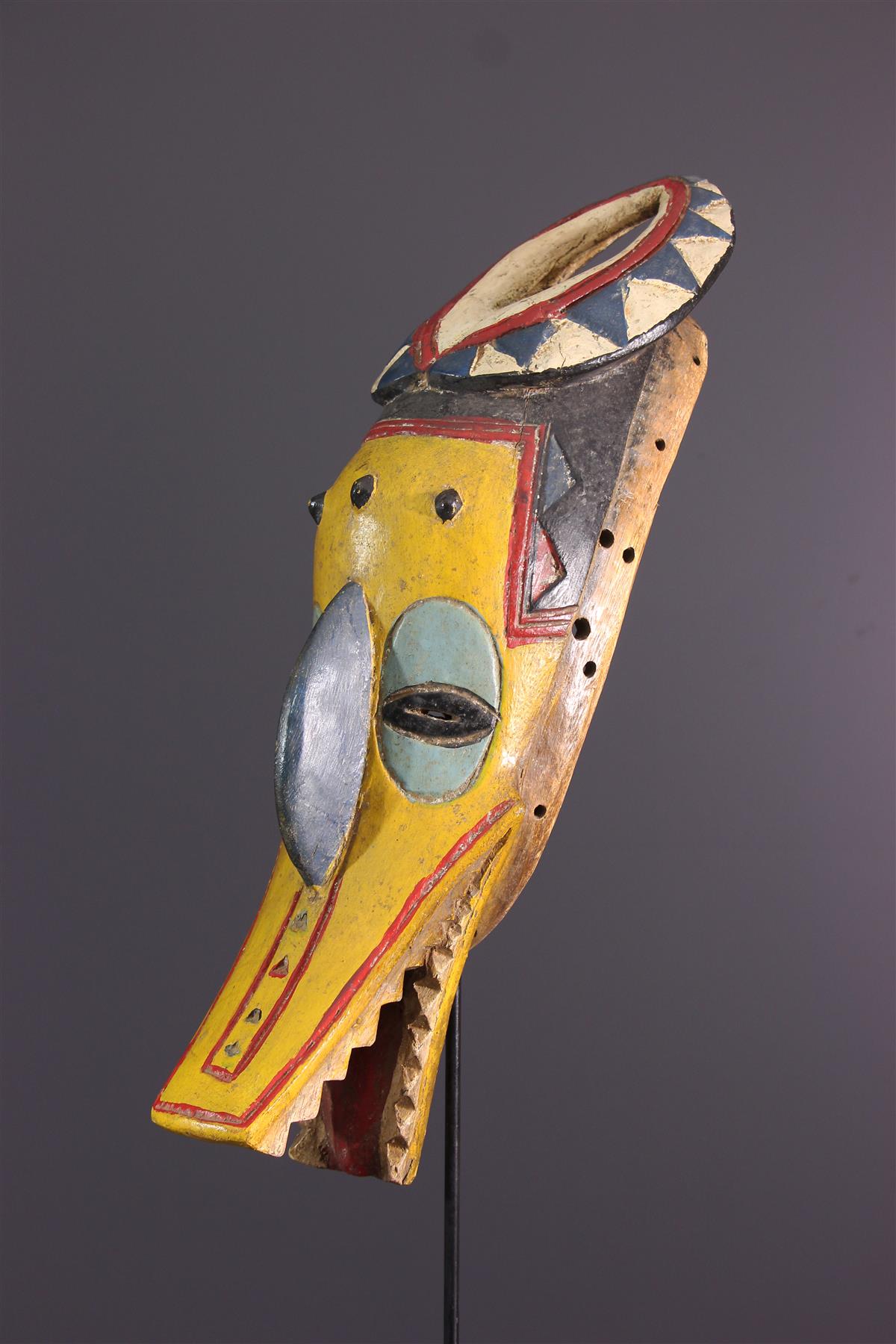 Masque Zamble (19839) - Masque africain Gouro - Art africain