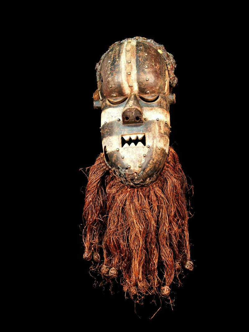 Salampasu Mask (2042) - African mask, tribal art, primitive art