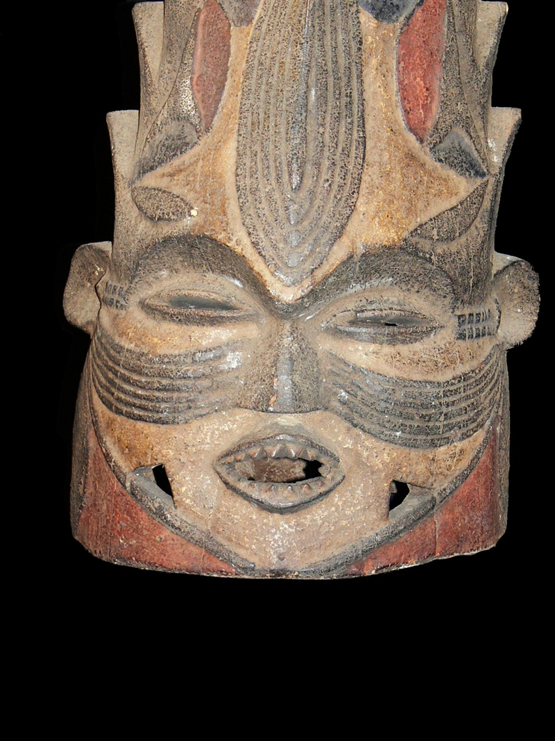Mende mask (2057) - African mask, tribal art, primitive art Mende