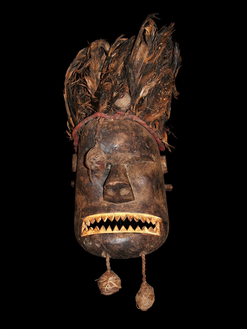 Salampasu Mask (2097) - African mask, tribal art, primitive art