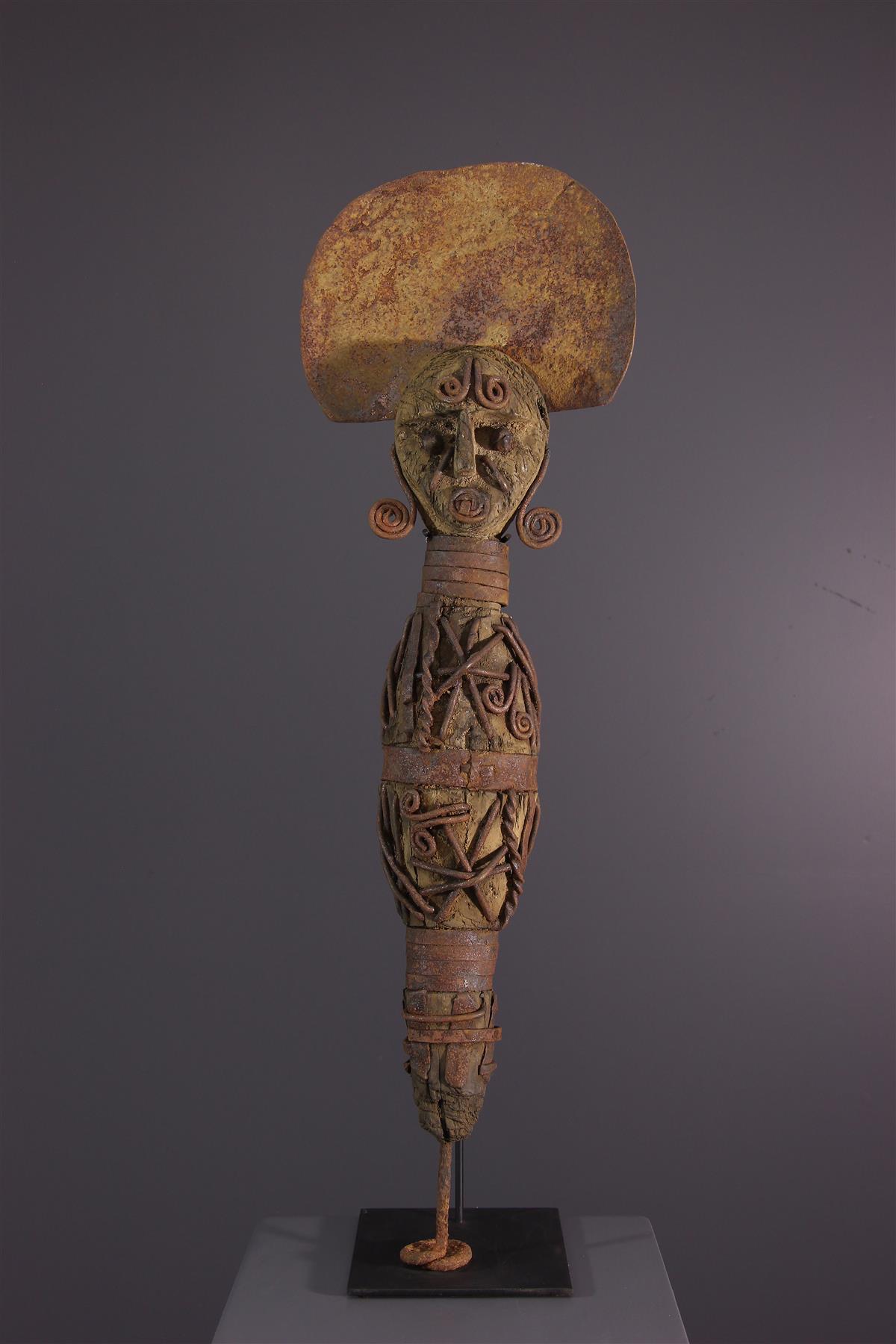 Statue Ofo (21292) - Bronze africain Igbo - Art africain nigéria