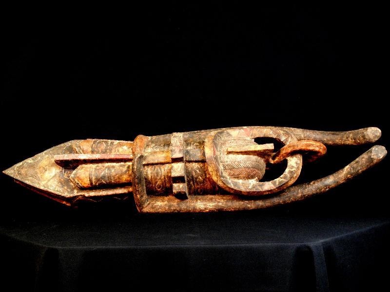 Banda mask (213) - African mask, tribal art, primitive art Banda Baga