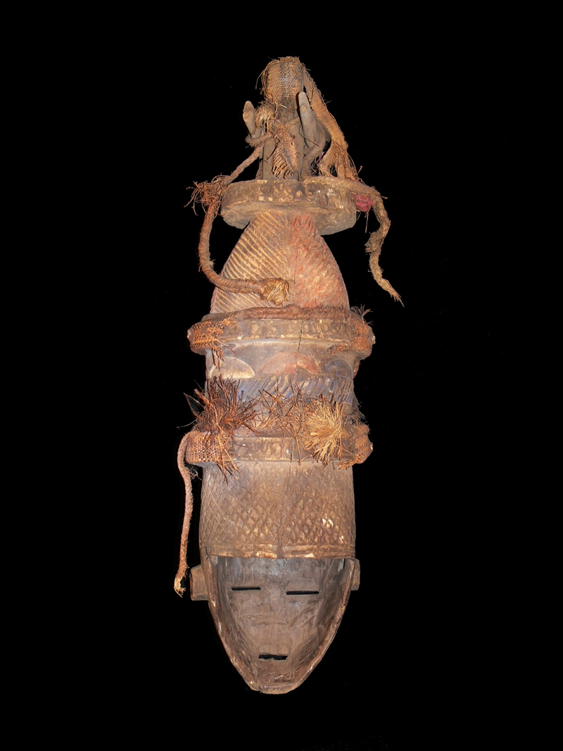 Yaka Mask (2146) - African mask, tribal art, primitive art Yaka