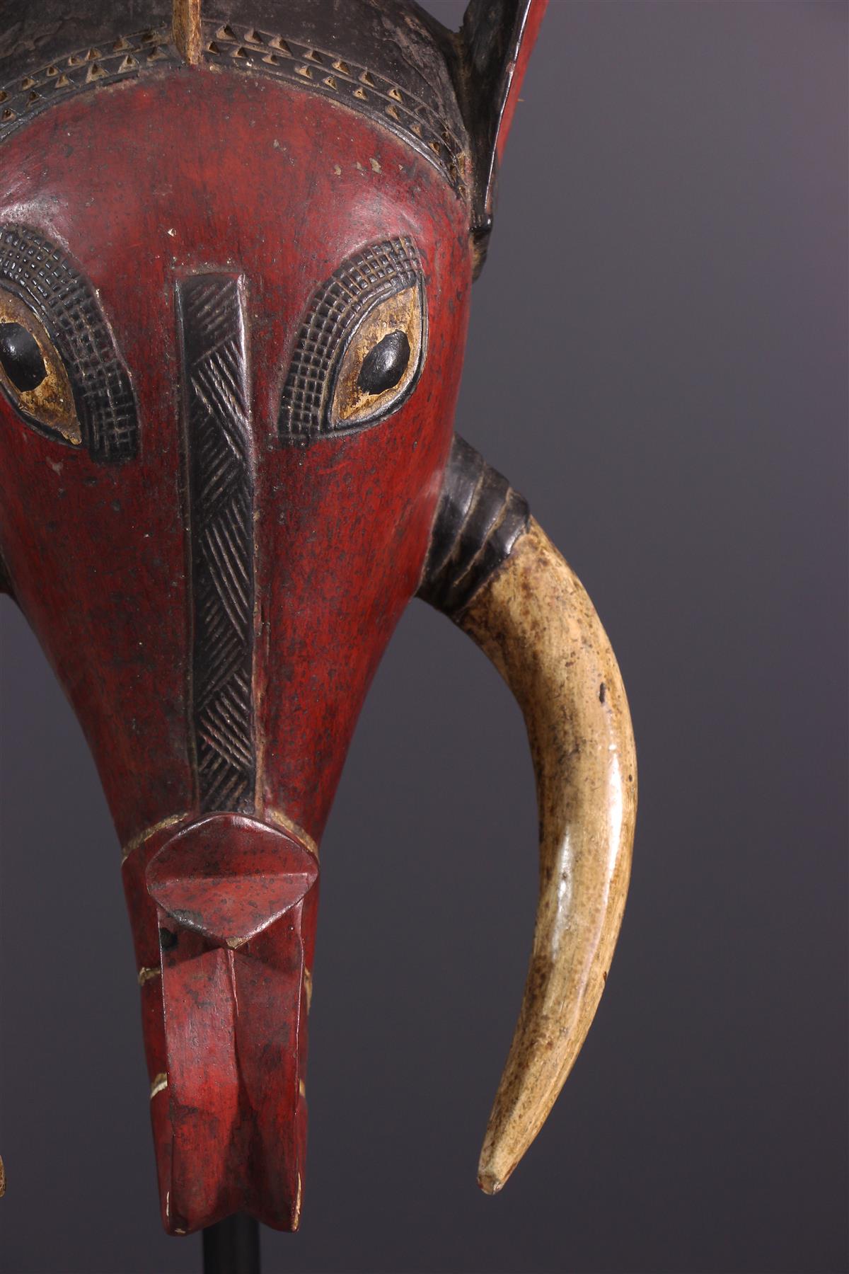 Masque Eléphant (21704) - Masque africain Gouro - Art africain