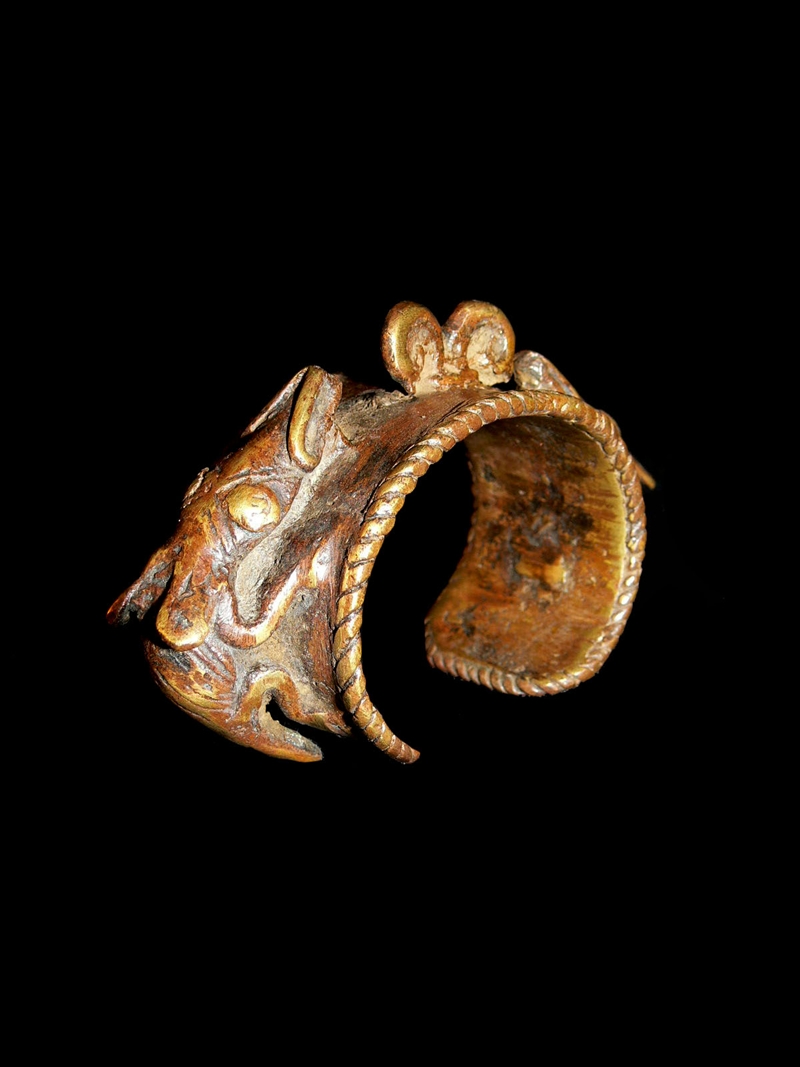 Sao Armlet (2274) - Bronze, leopard, messenger, warrior, statue, pirogues