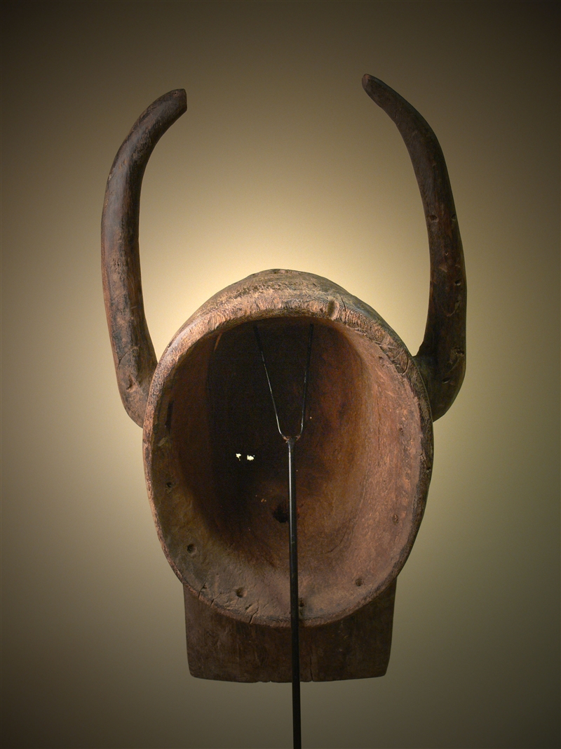 Chamba Bushcow Mask Headpiece Nam Gbalang (2292) - African mask, tribal ...