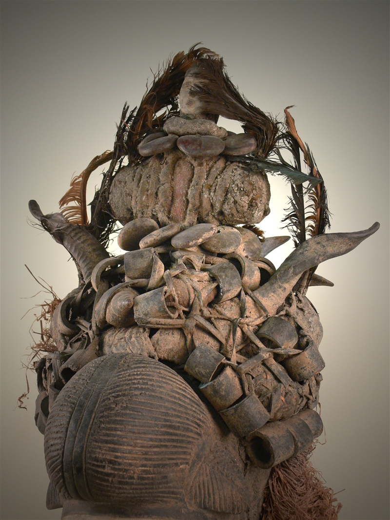 Punu Mask (2301) - African mask, tribal art, primitive art Punu