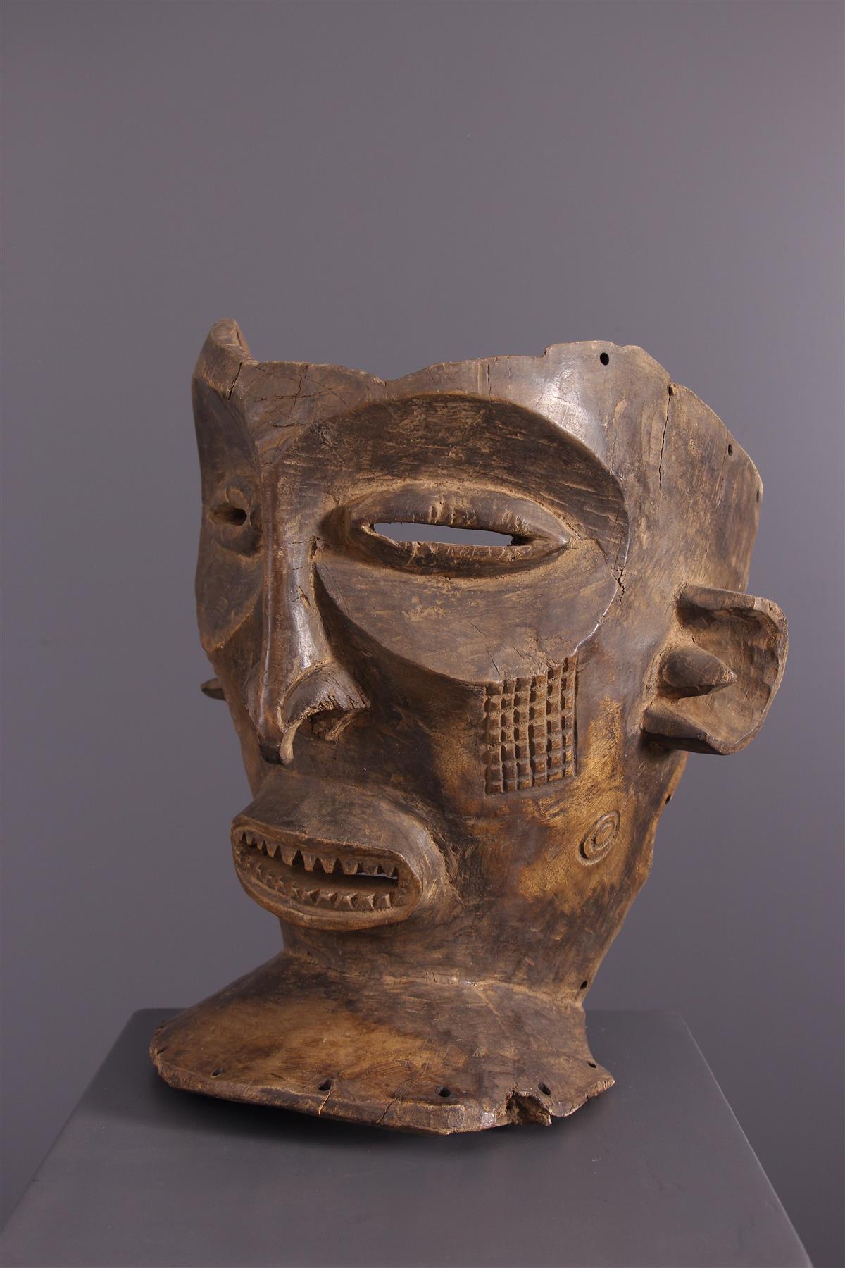 Masque Chihongo (23908) - Masque africain Chokwe - Art africain