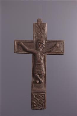 Crucifix Kongo (24048) - Objets usels, poulies,boîtes, métier à tisser ...