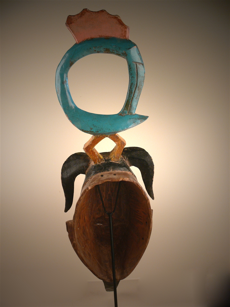 Gouro Zaouli Mask (2419) - African mask, tribal art, primitive art