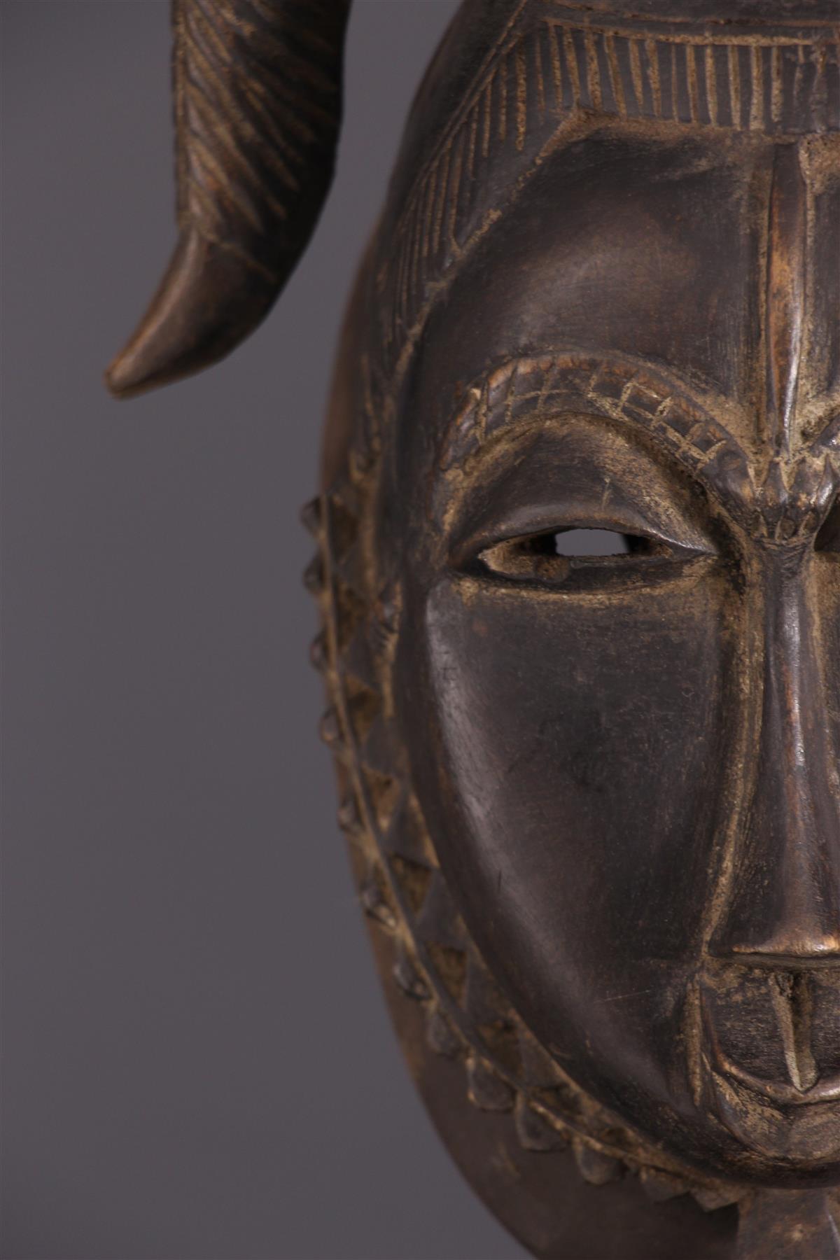 Masque Lomane (24580) - Masque africain Yohouré - Art africain